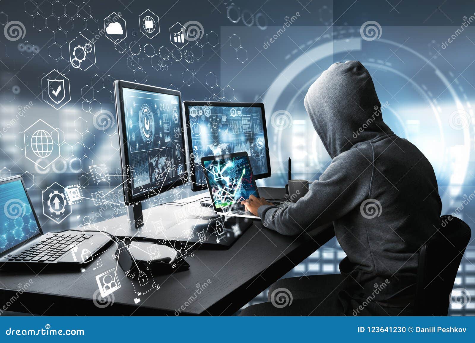 Hacking and Information Concept Stock Photo - Image of office, election ...
