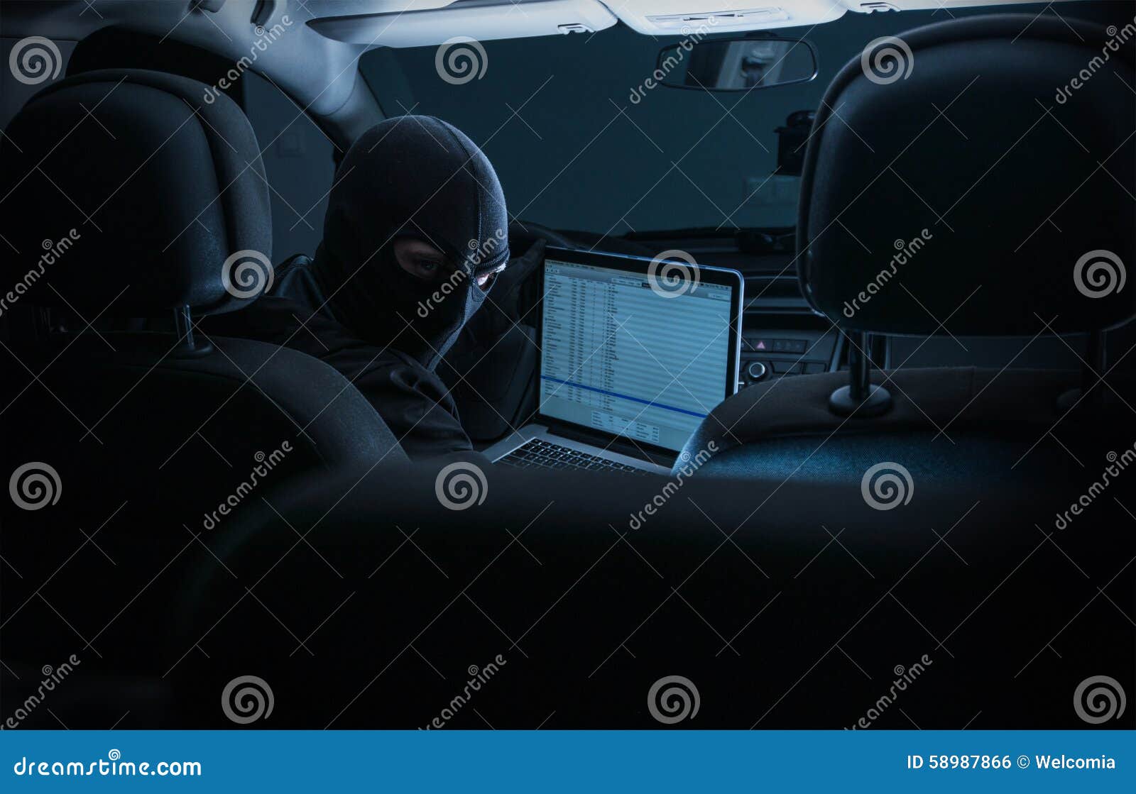 Hacking Inner Car Systems stock photo. Image of driving - 58987866
