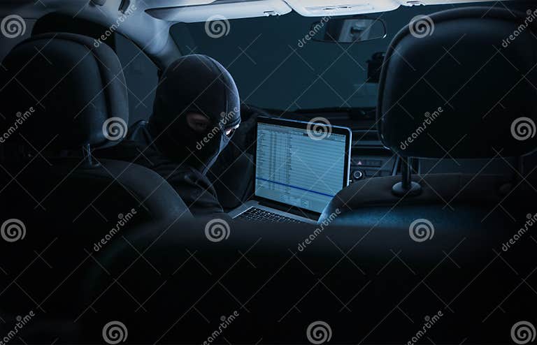 Hacking Inner Car Systems stock photo. Image of driving - 58987866