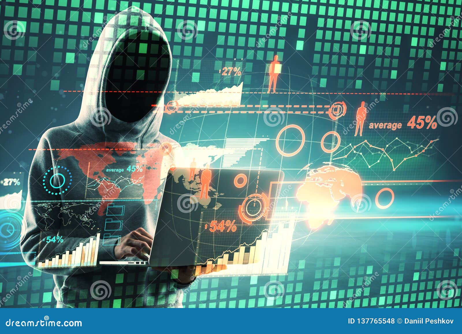 Hacking and Innovation Concept Stock Illustration - Illustration of ...