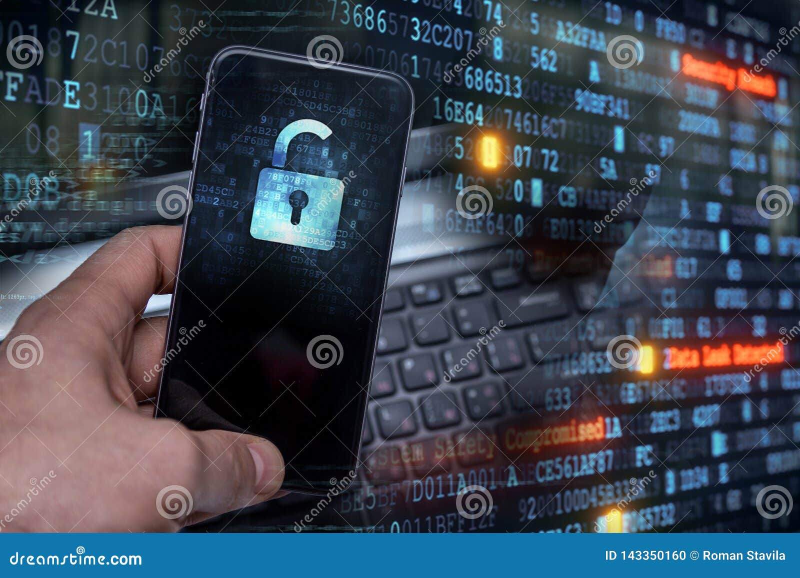 Hacking Mobile Devices by Hackers. Data Protection in the Cloud Stock ... Hacking Mobile Devices by Hackers. Data Protection in the Cloud Stock ...