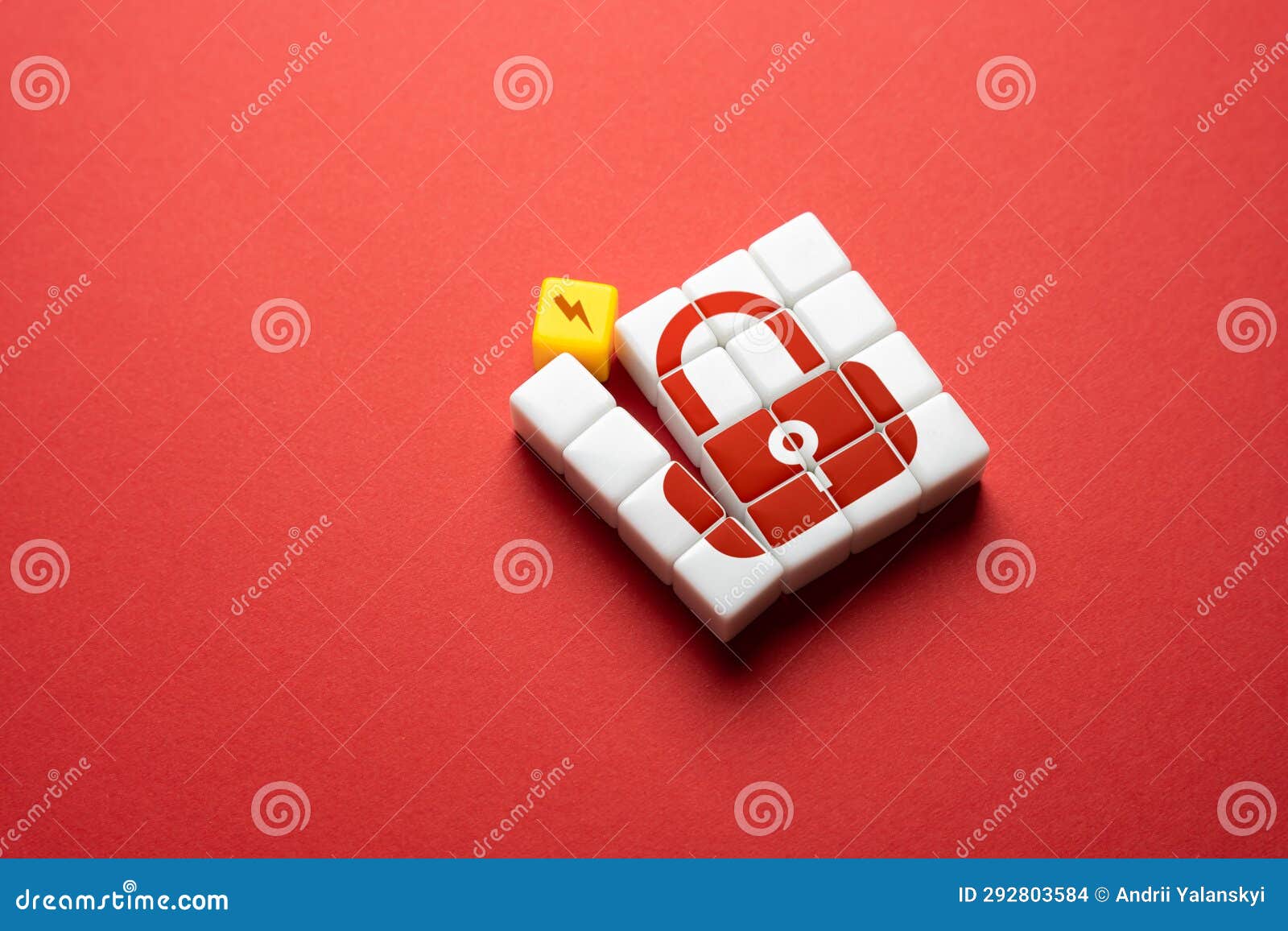 Hacking Security. Defense Breakdown Stock Photo - Image of infiltration ...