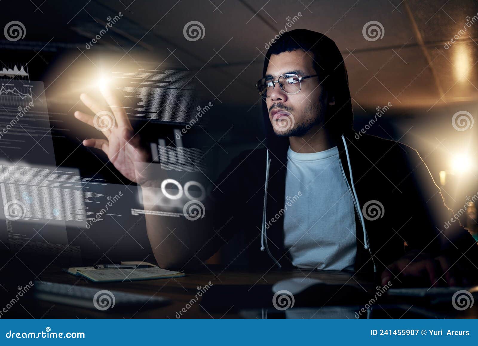 Hacking is a Skill that Comes Second-nature To Him. Shot of a Young ...