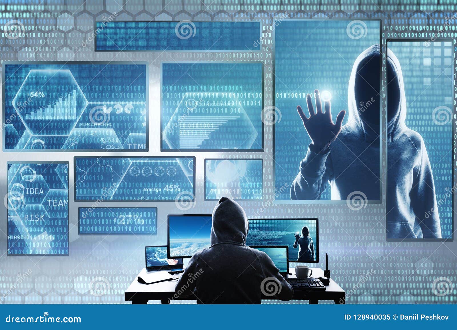 Hacking and theft concept stock image. Image of concept - 128940035