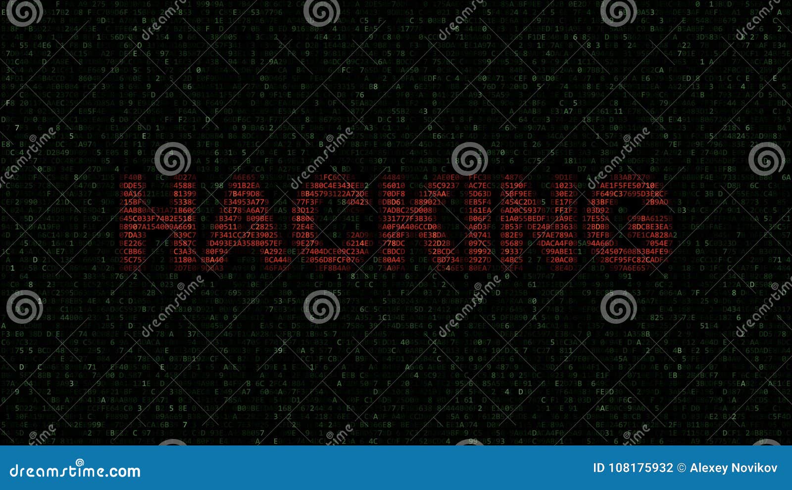 HACKING Word Made of Flashing Hexadecimal Symbols on Computer Screen Stock Footage - Video of ...