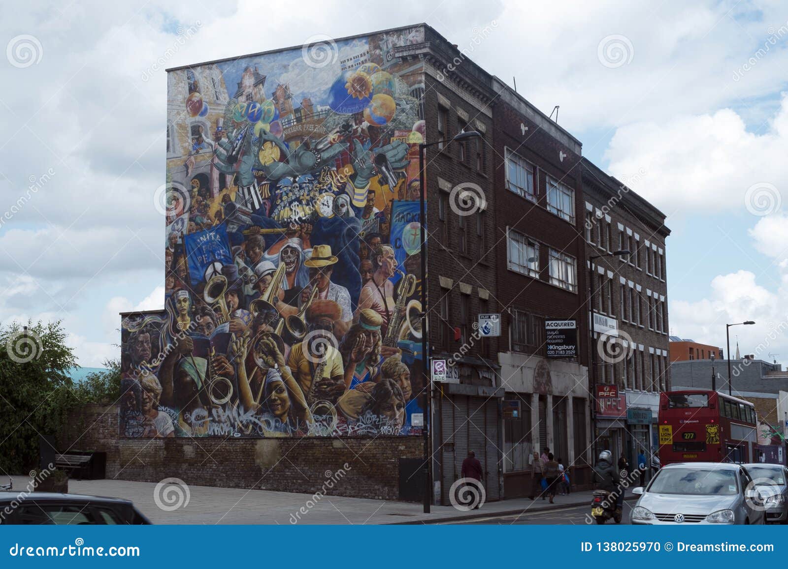The Dalston Lane Mural, Painted In 1985 By Ray Walker. This Now Iconic ...