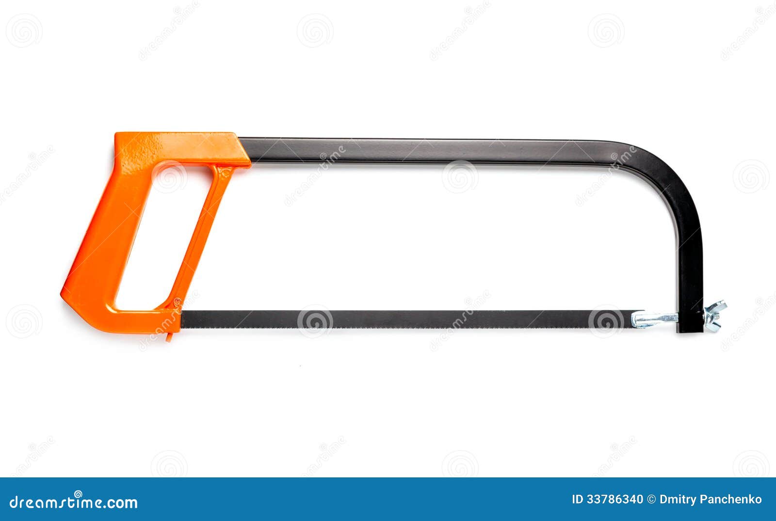 Hacksaw Isolated on the White. Stock Photo - Image of simple, view ...