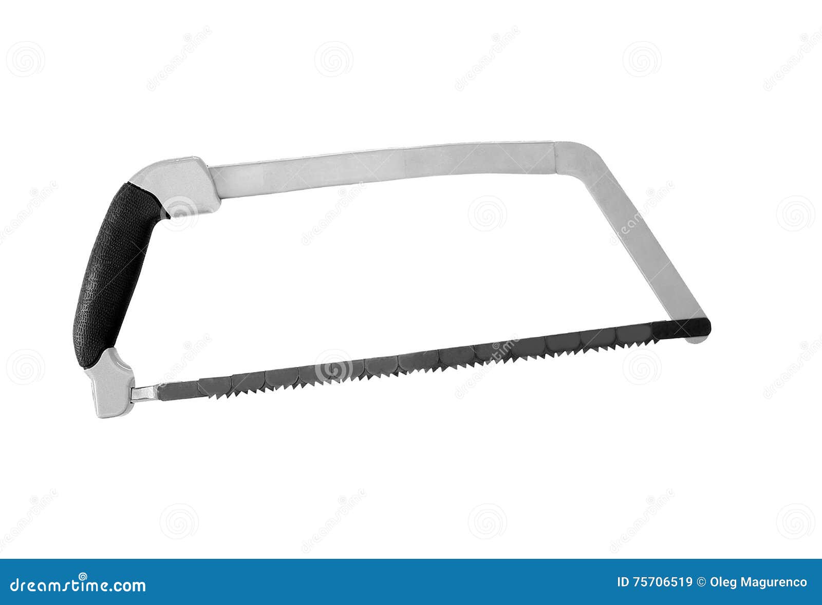 Hacksaw isolated on white stock image. Image of background - 75706519