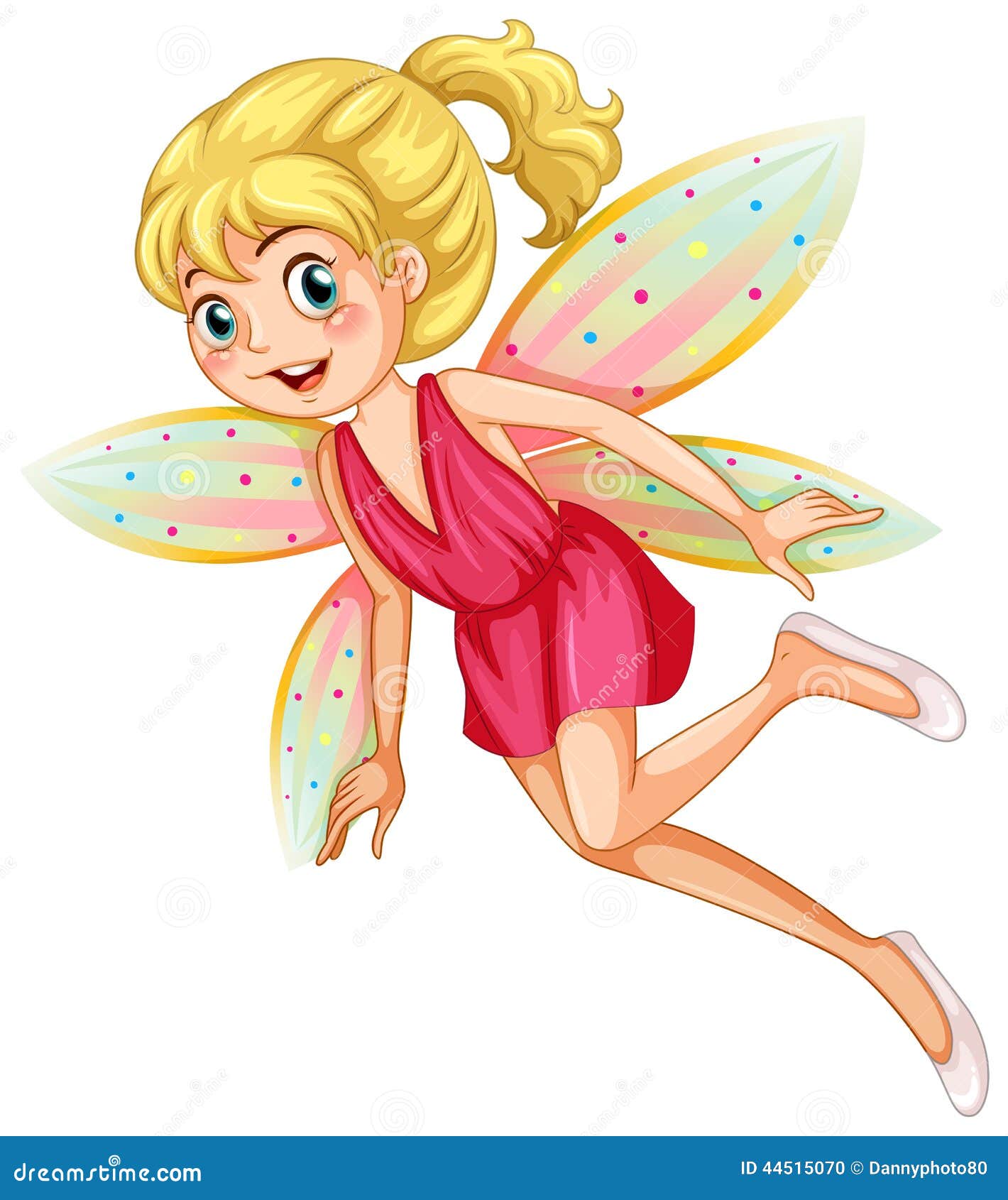 Hada ilustración del vector. Ilustración de hembra, historia - 44515070