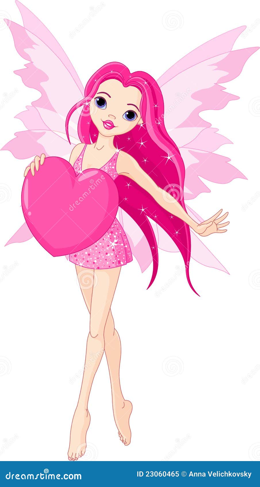 Hada del amor ilustración del vector. Ilustración de mujeres - 23060465