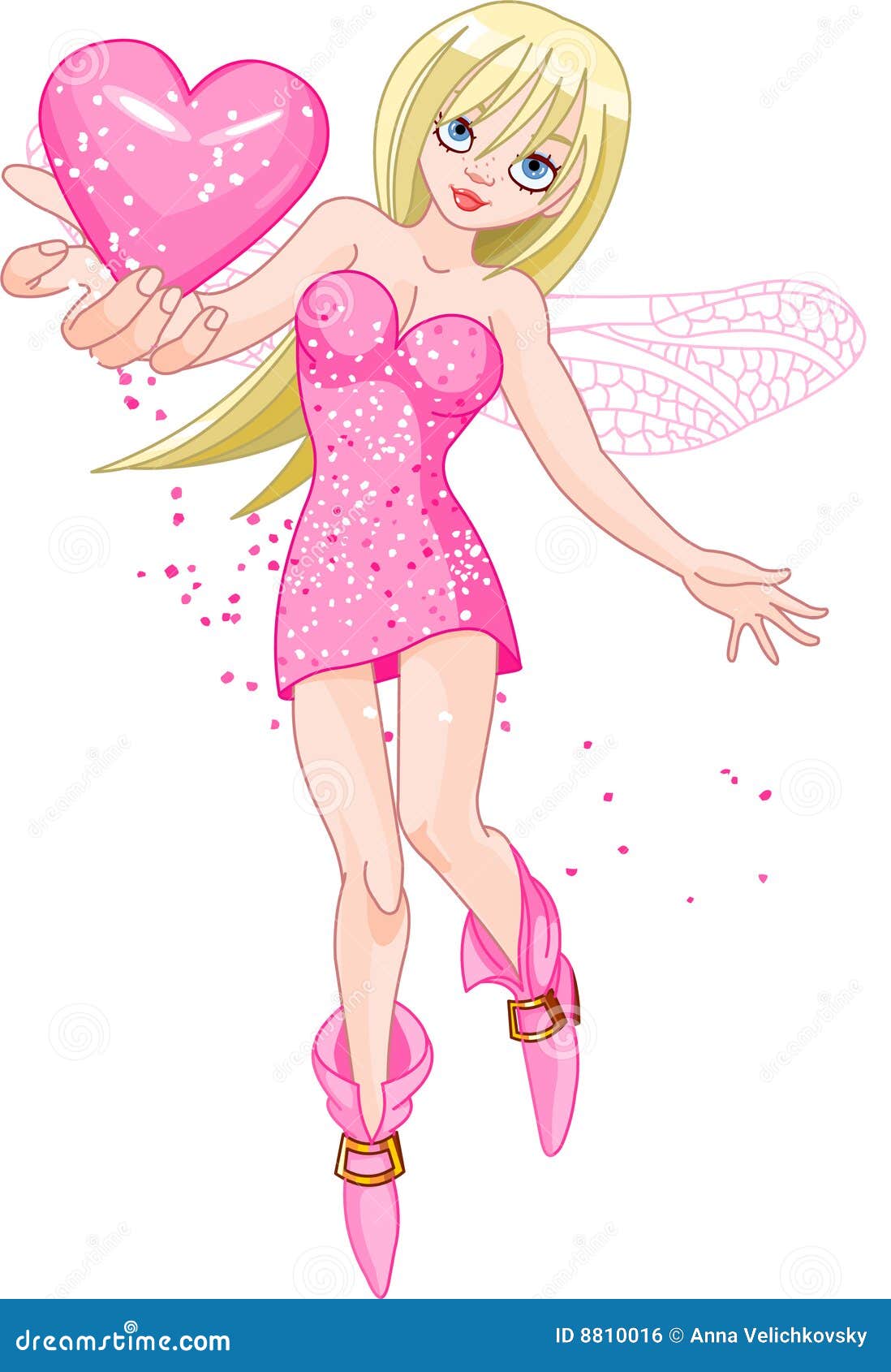 Hada del amor ilustración del vector. Ilustración de vector - 8810016