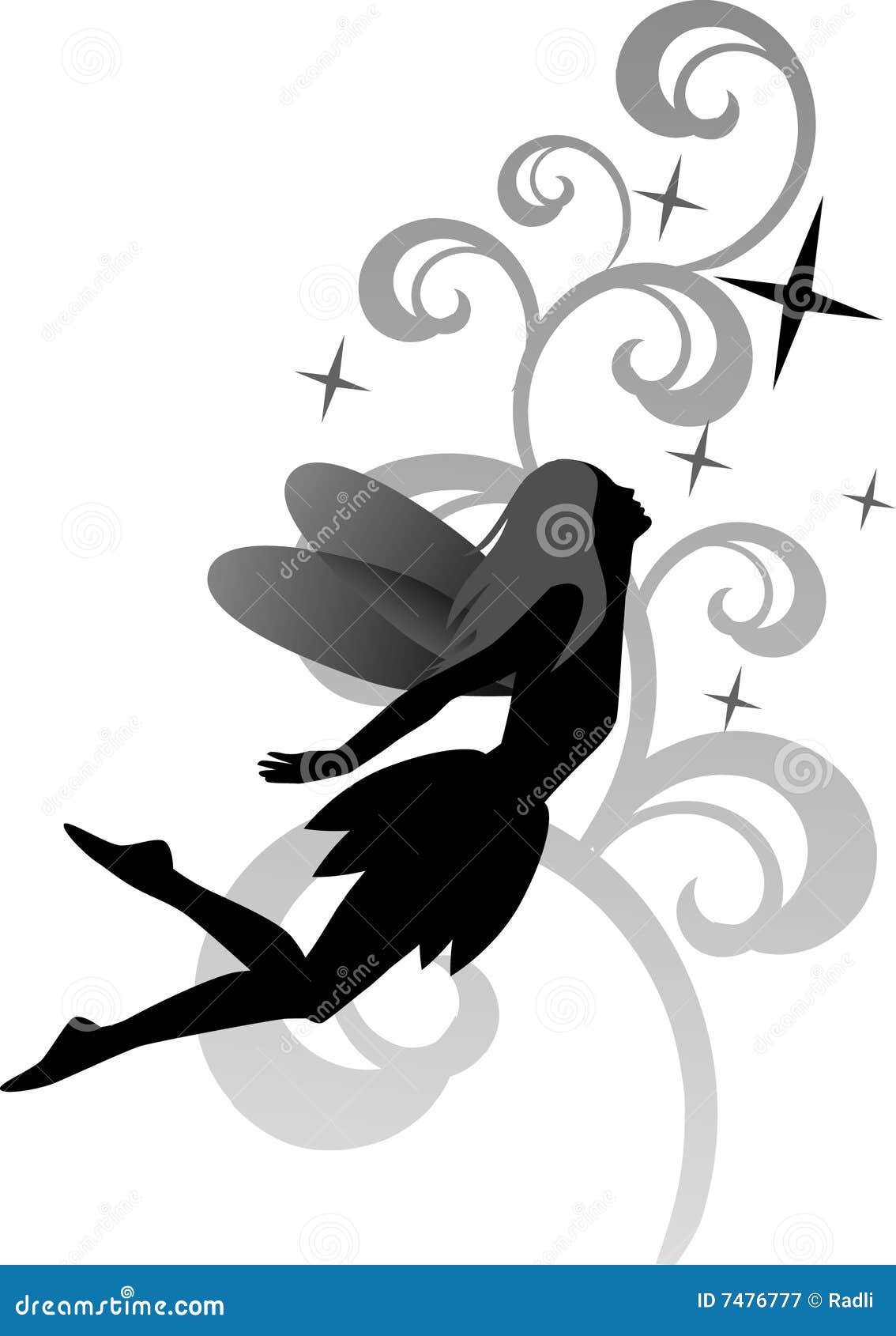 Hada del vector ilustración del vector. Ilustración de avatar - 7476777