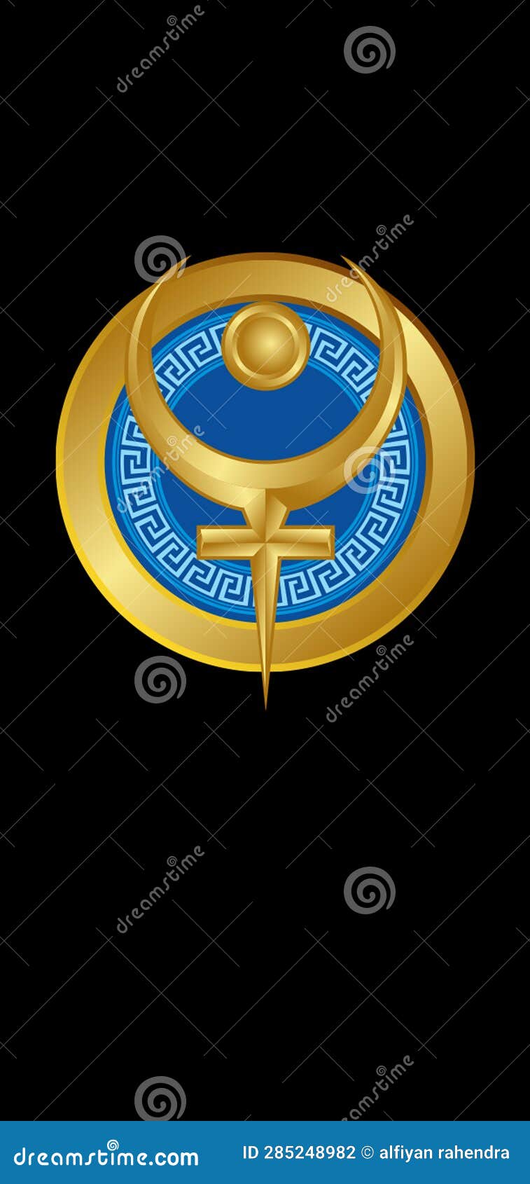 Hades God Logo Icon Illustration Vector, Pluto God Logo, Orkus Logo ...