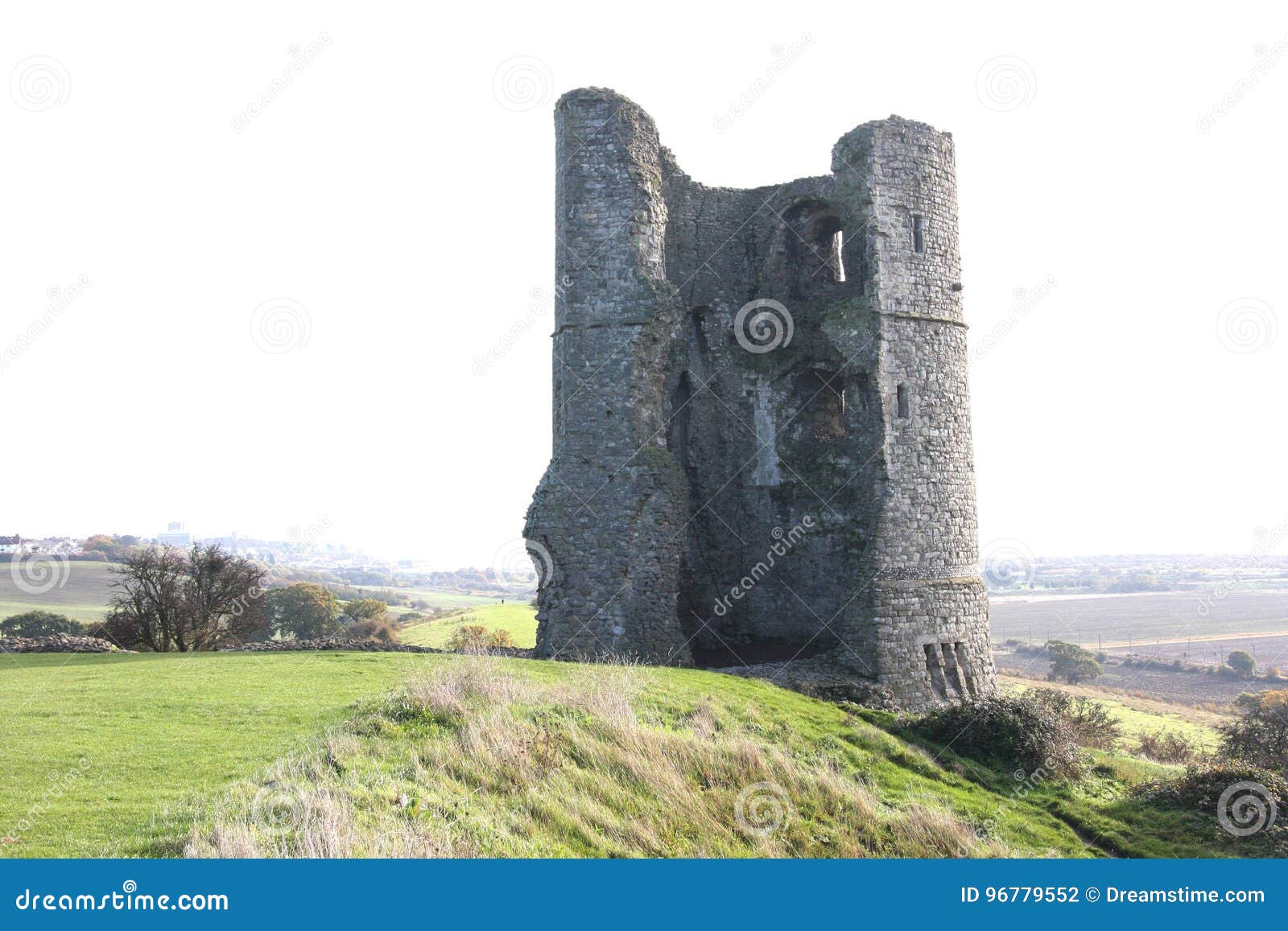 Hadleigh Castle Essex England Stock Photo - Image of fortification ...