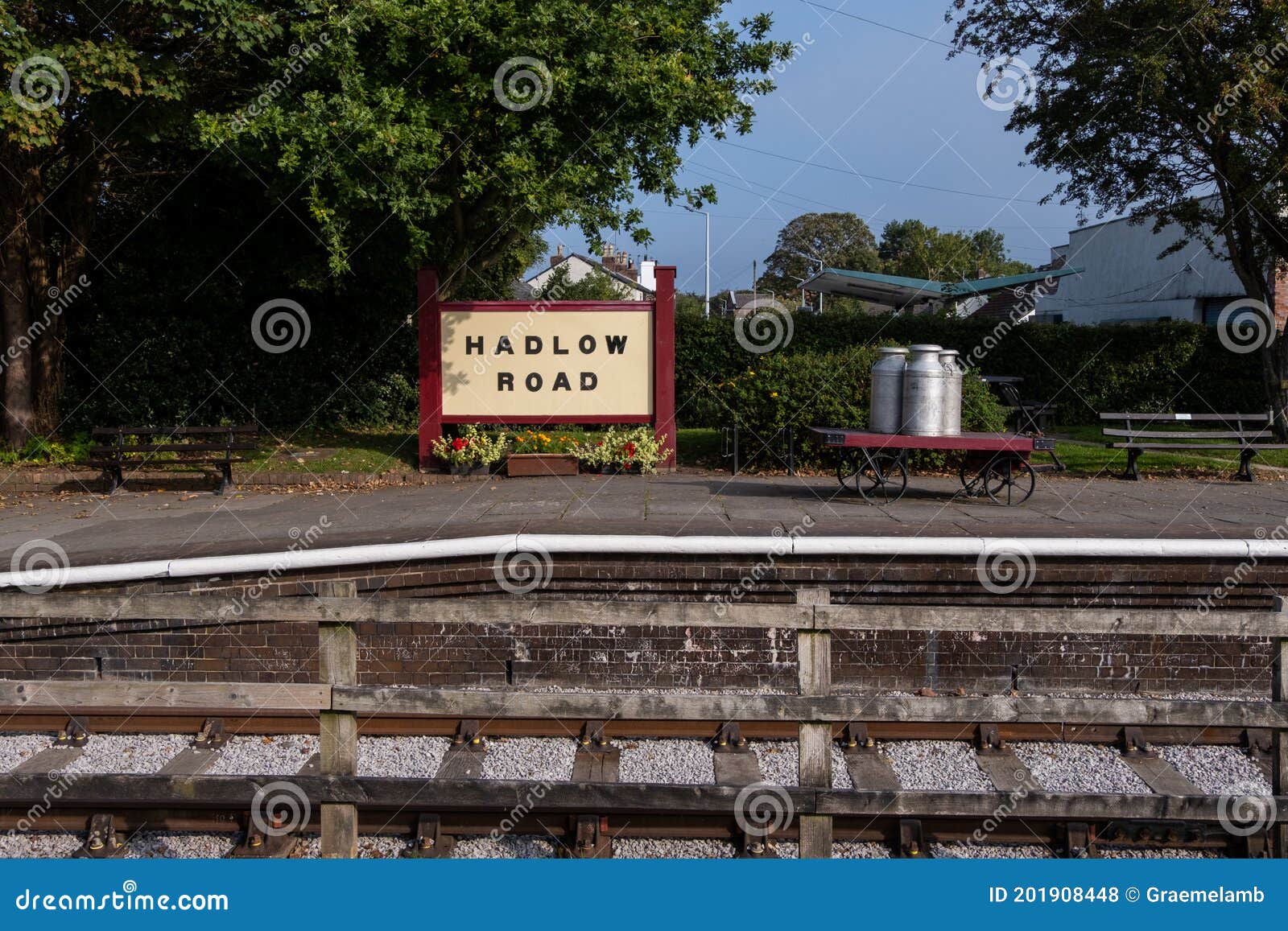 Hadlow Road Train Station Museum Willaston Cheshire September 2020 ...