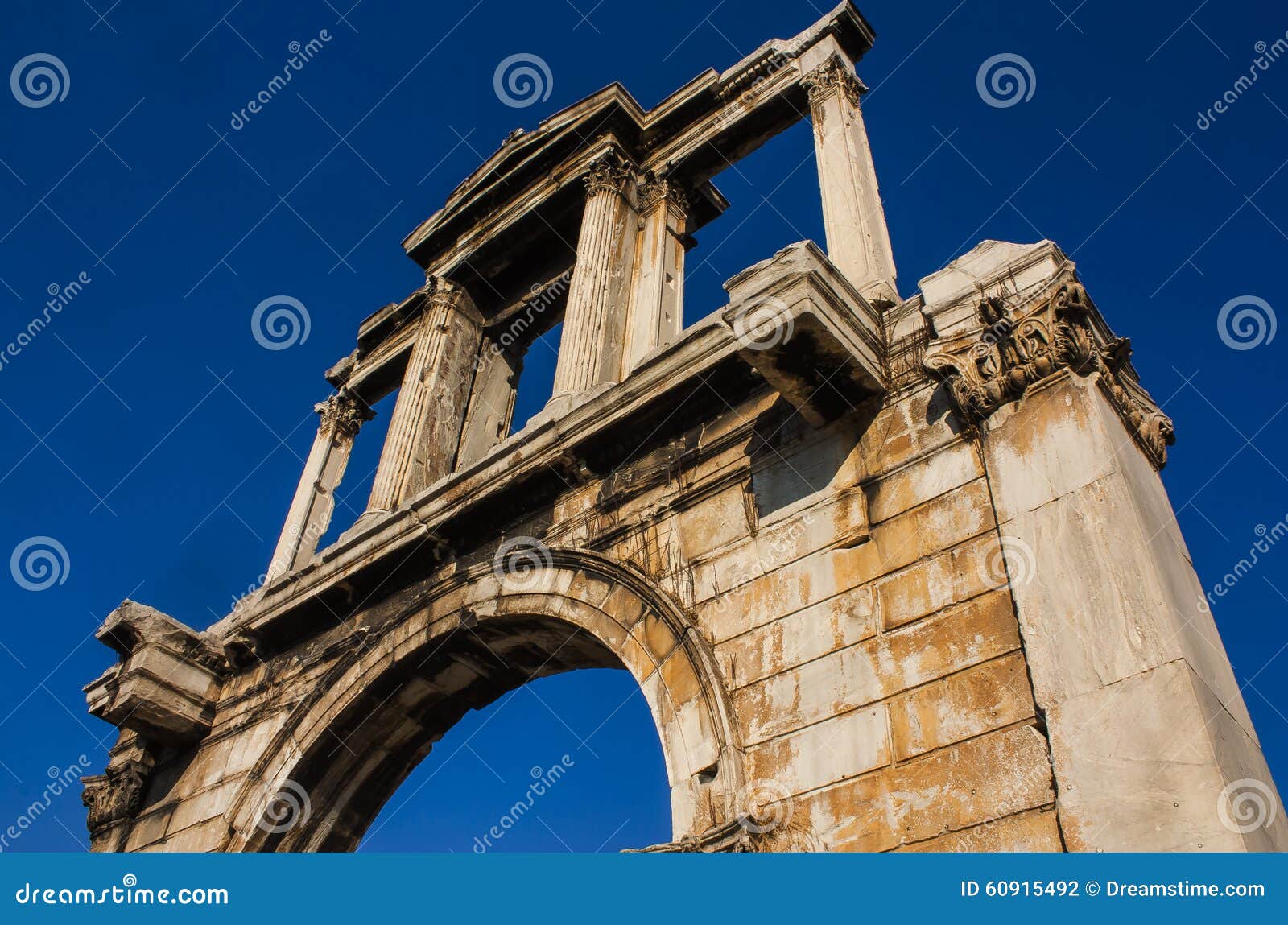 Hadrian s gate stock photo. Image of archaeology, gate - 60915492