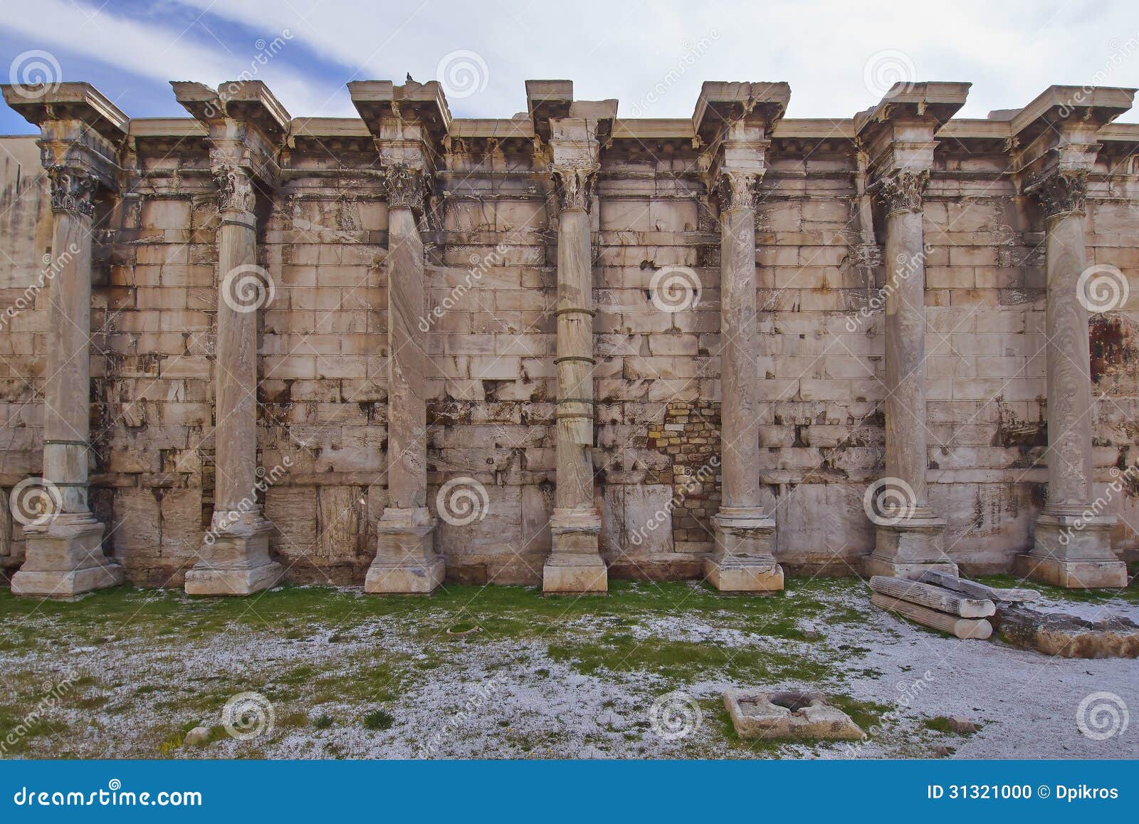 Hadrian S Library, Athens Greece Stock Photo - Image of history ...