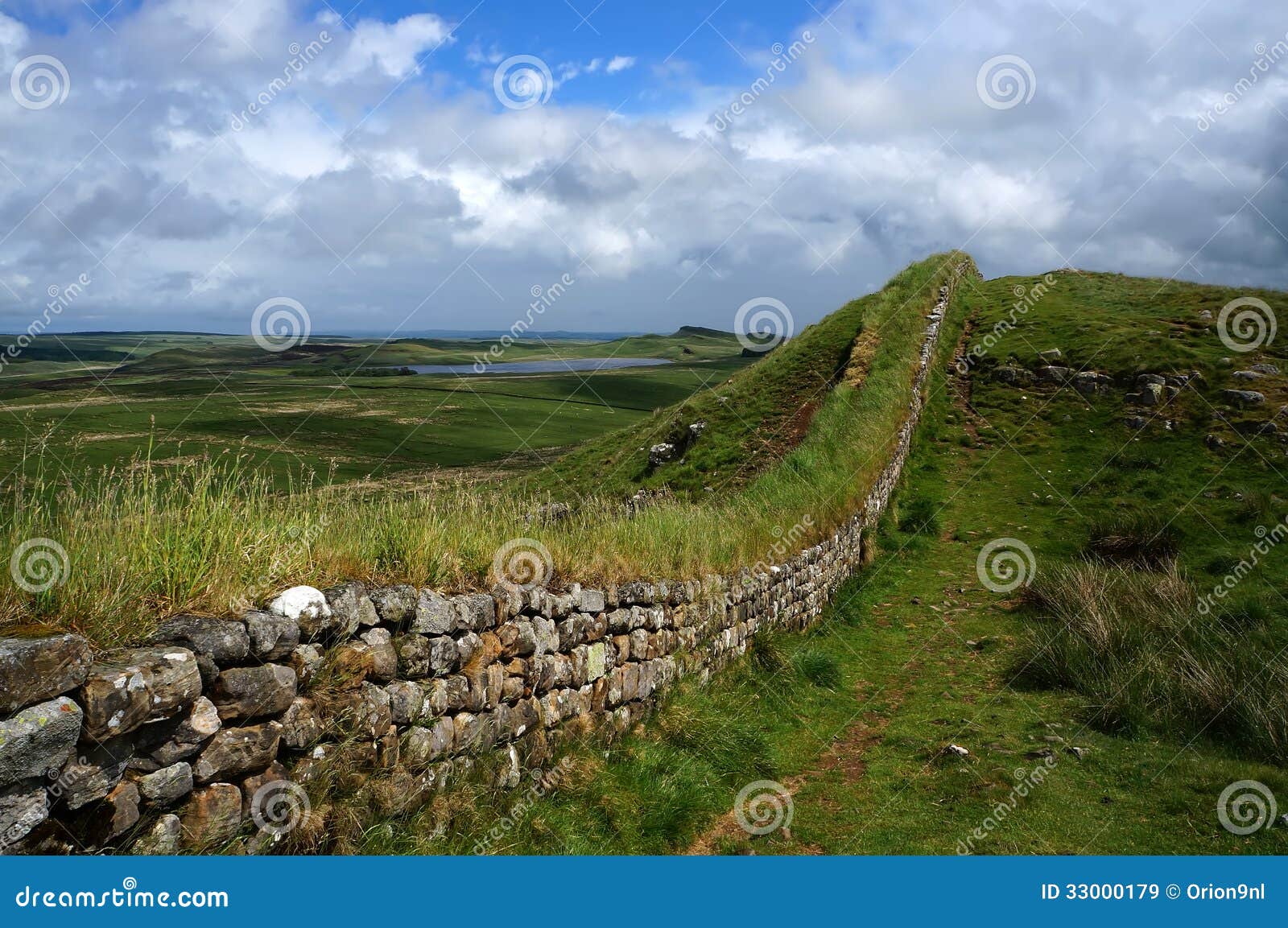 Hadrian Wall image stock. Image du romain, pierre, navigation - 33000179