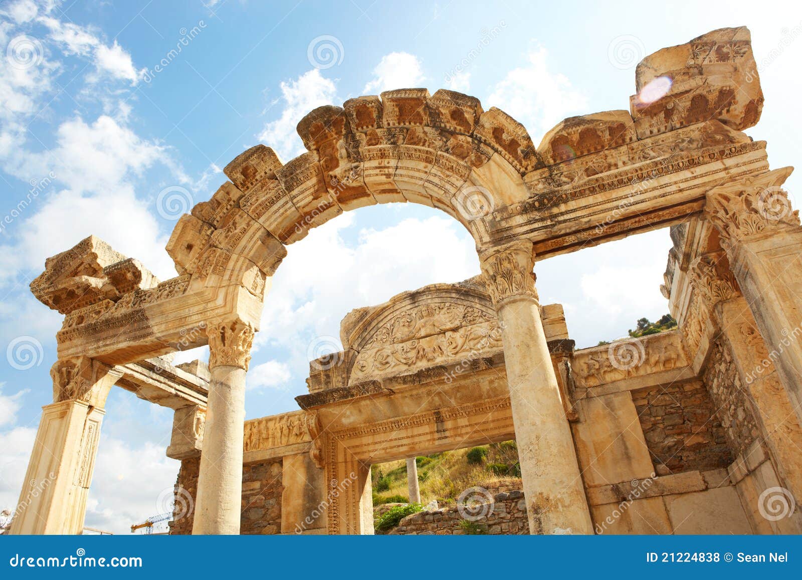 Hadrians Temple stock photo. Image of derelicts, sandstone - 21224838
