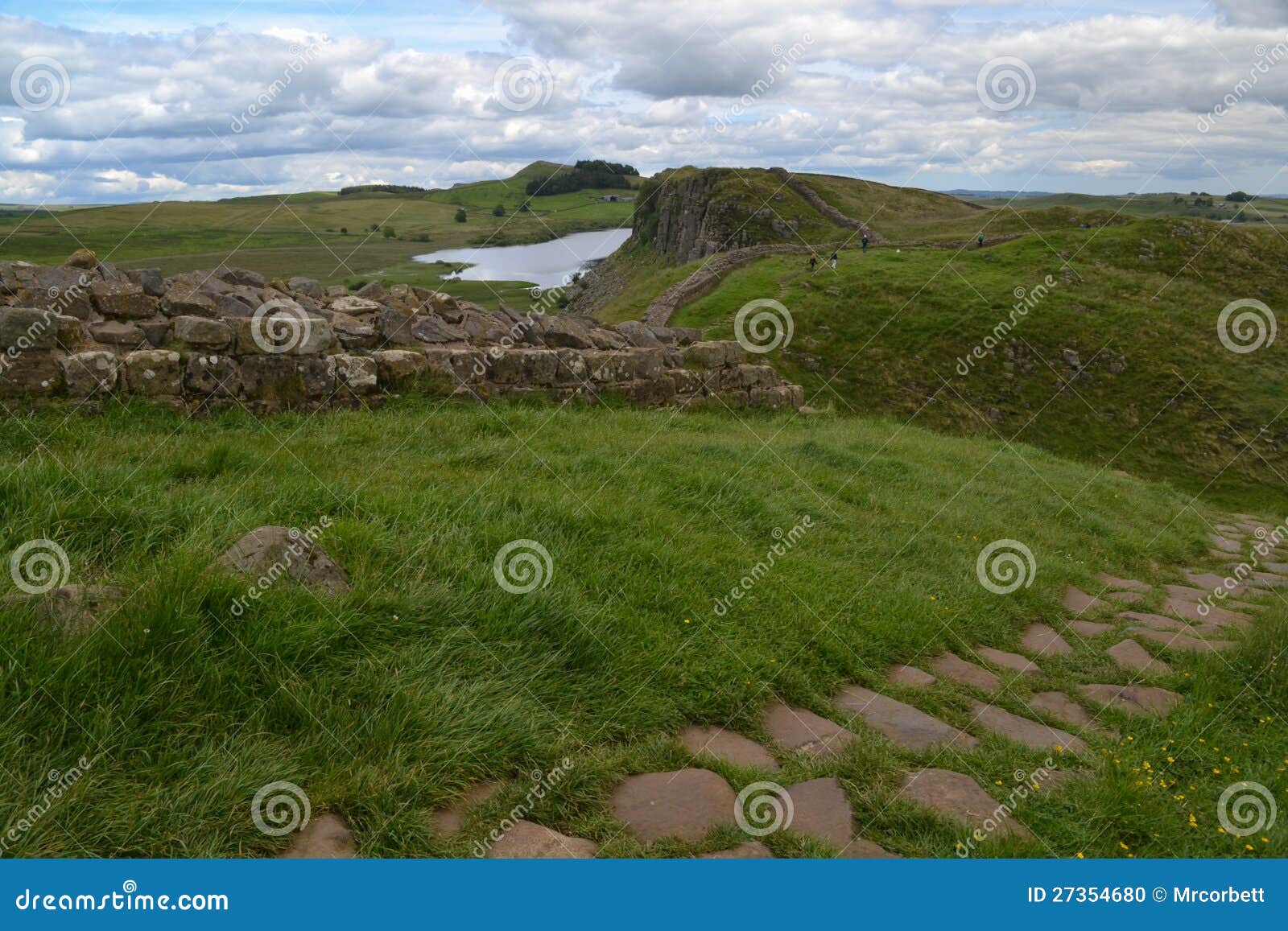Hadrians Wall - Steel Rigg stock photo. Image of hadrian - 27354680