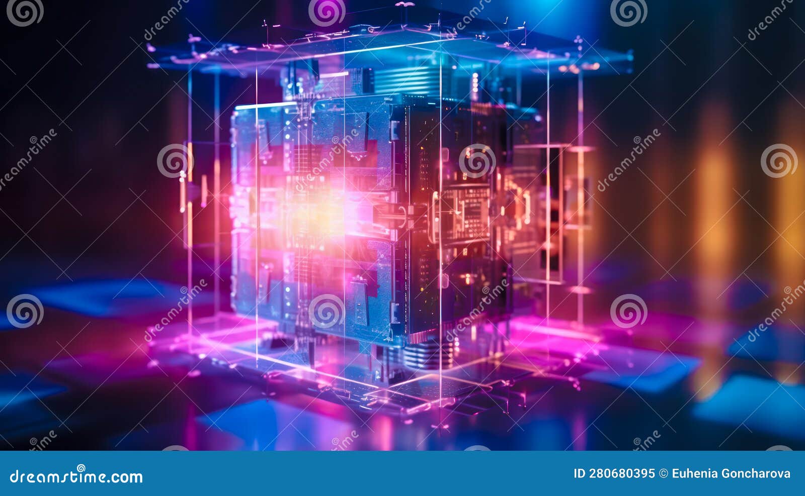 Hadron Collider, Technologies of the Future, Sci-fi, Abstract Art ...