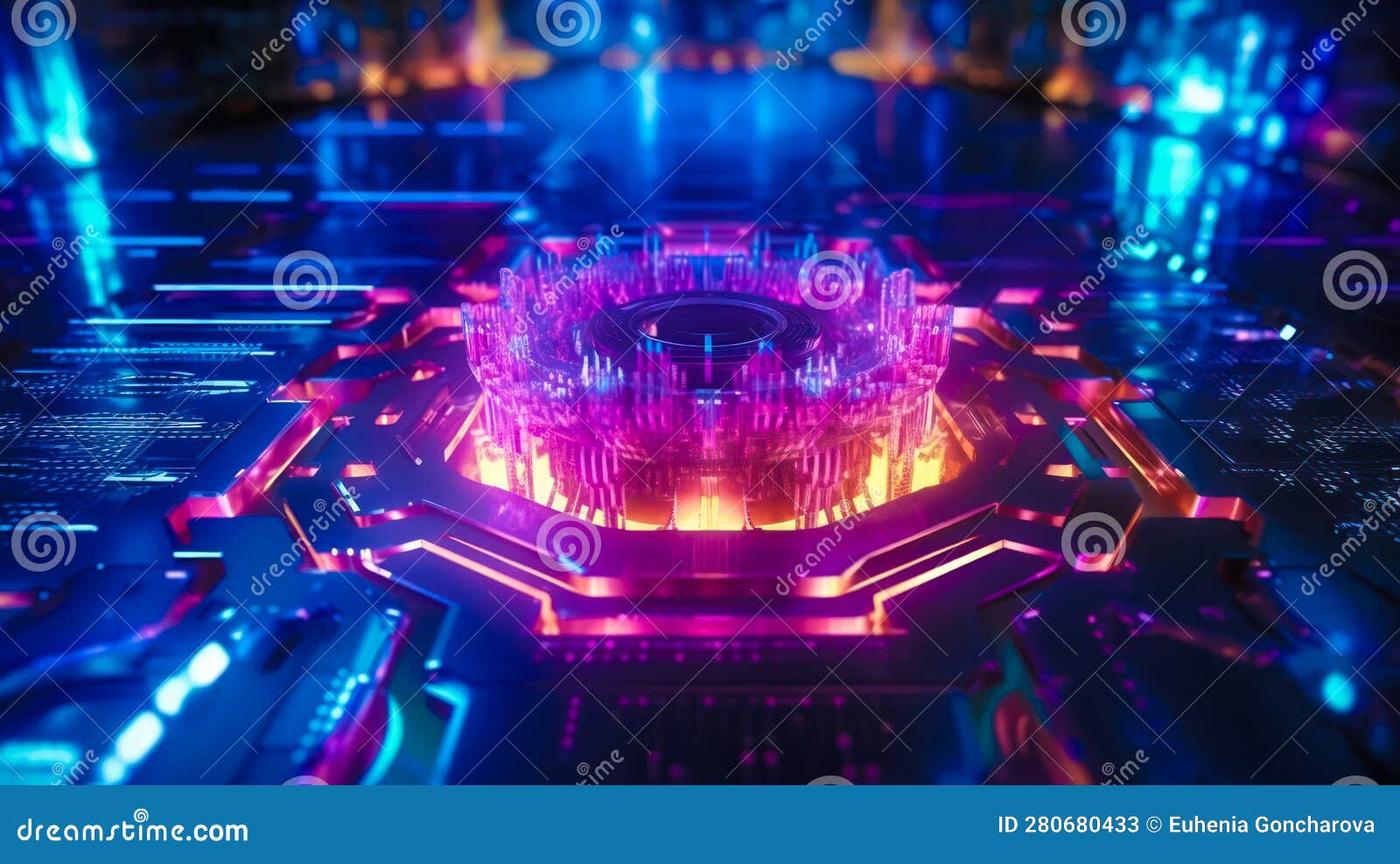 Hadron Collider, Technologies of the Future, Sci-fi, Abstract Art ...