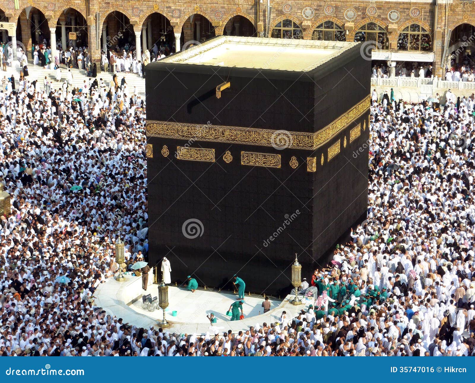Hadsch-Moslems Makkah Kaaba Redaktionelles Foto - Bild von fromm, gebet ...