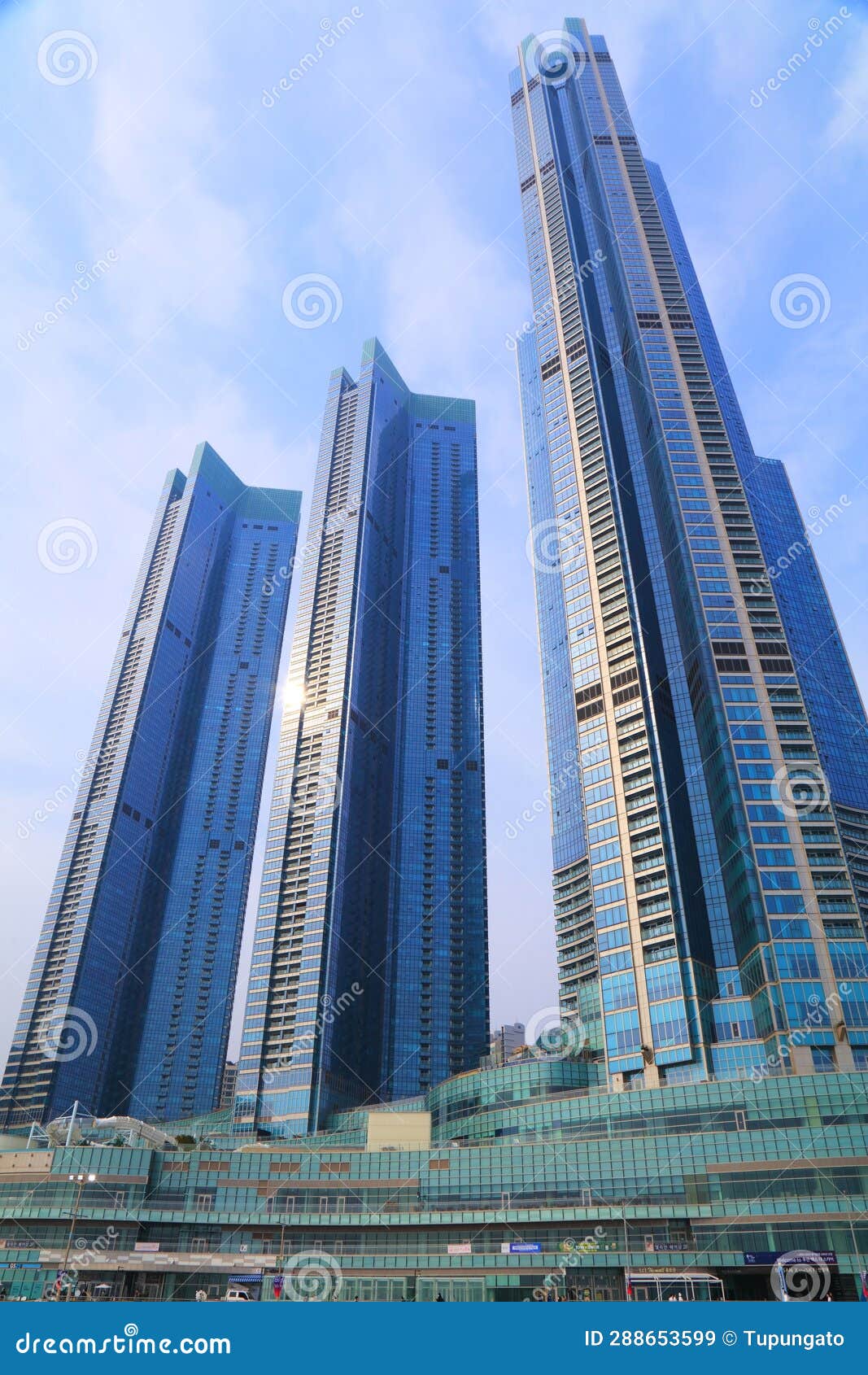 Haeundae LCT the Sharp editorial stock image. Image of haeundae - 288653599