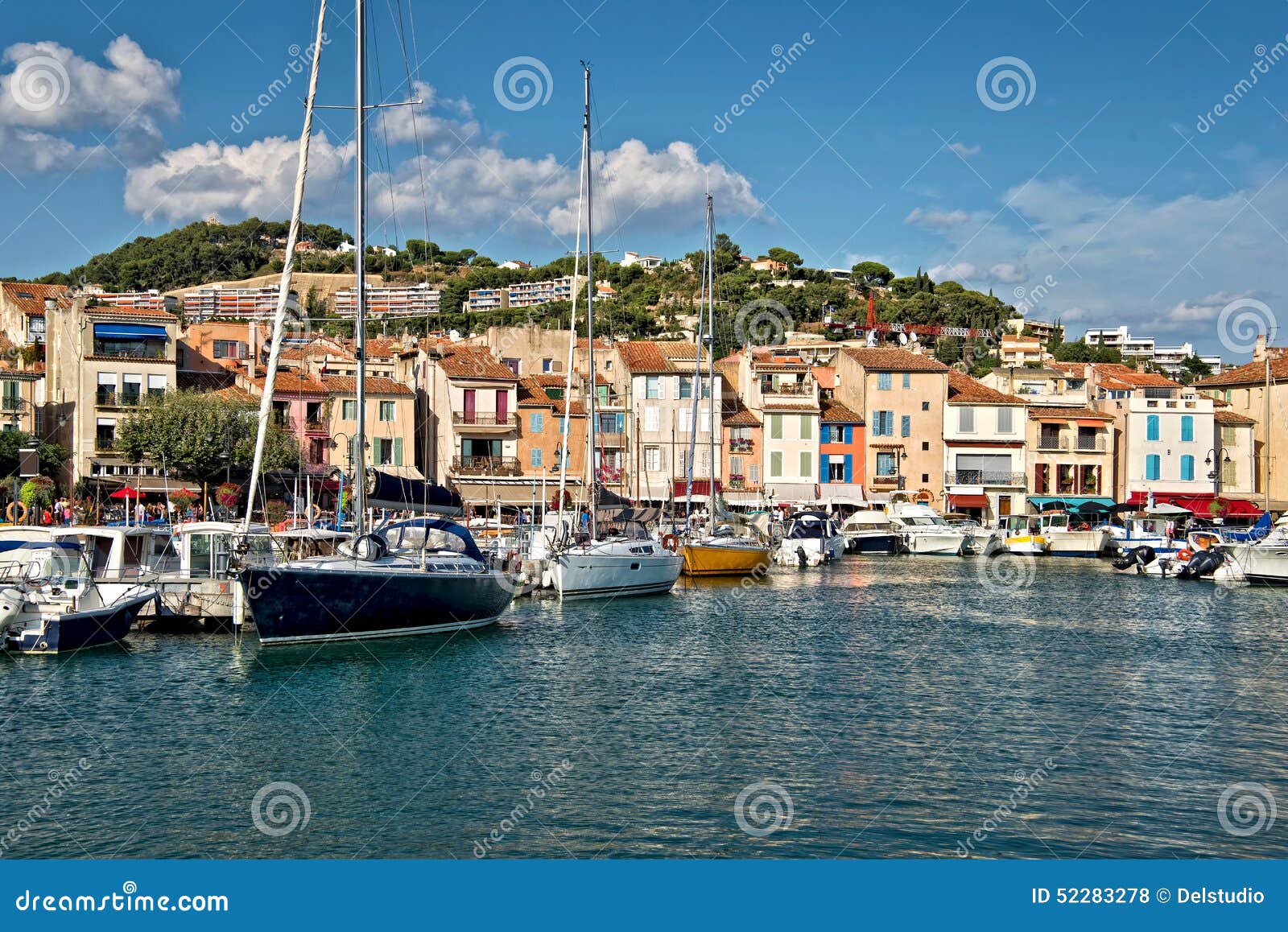Hafen Des Cassis, Frankreich Stockfoto - Bild von frankreich, sommer ...