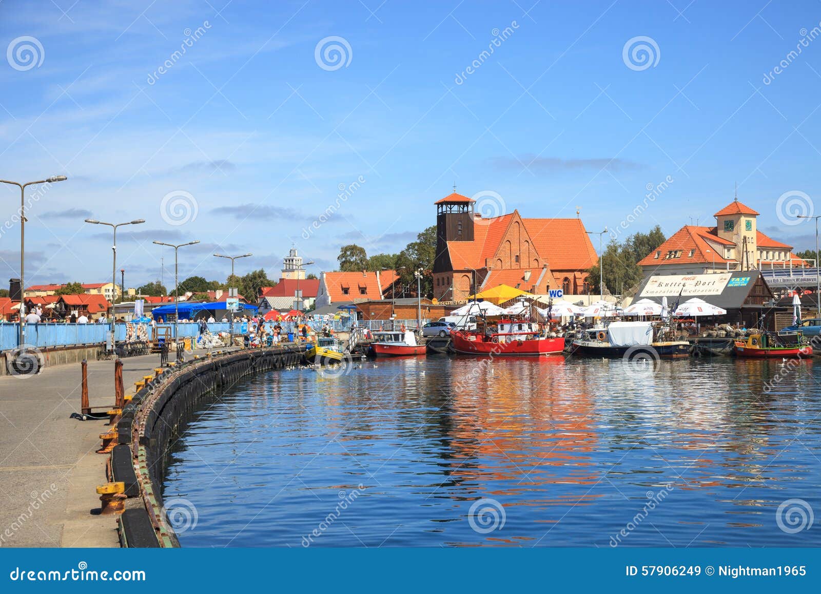 Hafen von Hel, Polen redaktionelles stockbild. Bild von stadt - 57906249