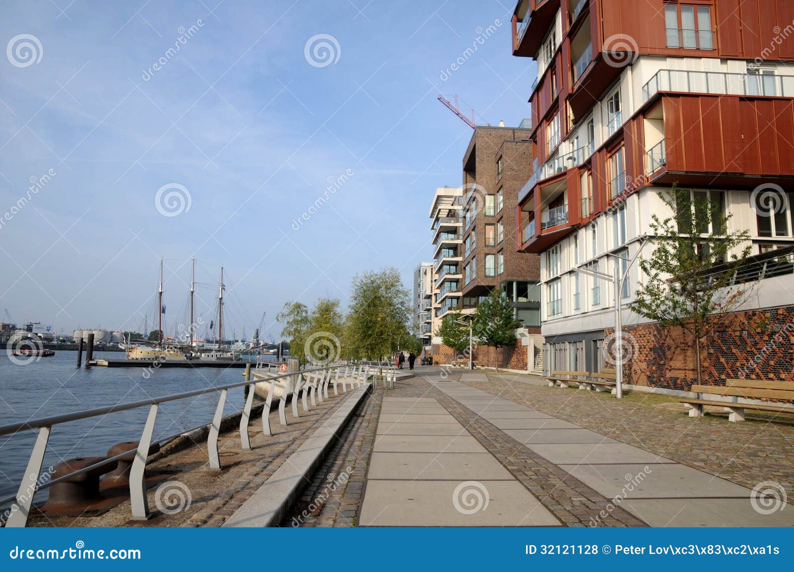 Hafencity in Seafront Hamburg Editorial Stock Photo - Image of harbor ...
