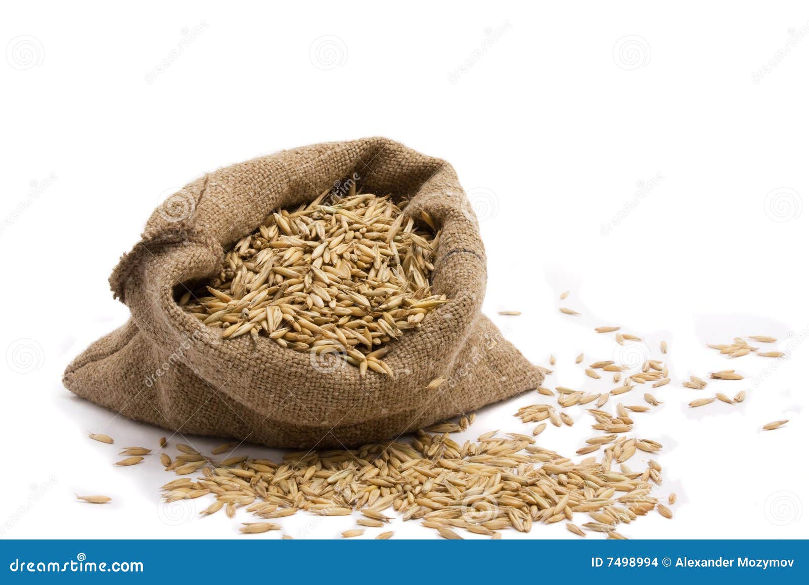 Hafer stockfoto. Bild von getreide, hafer, korn, sack - 7498994