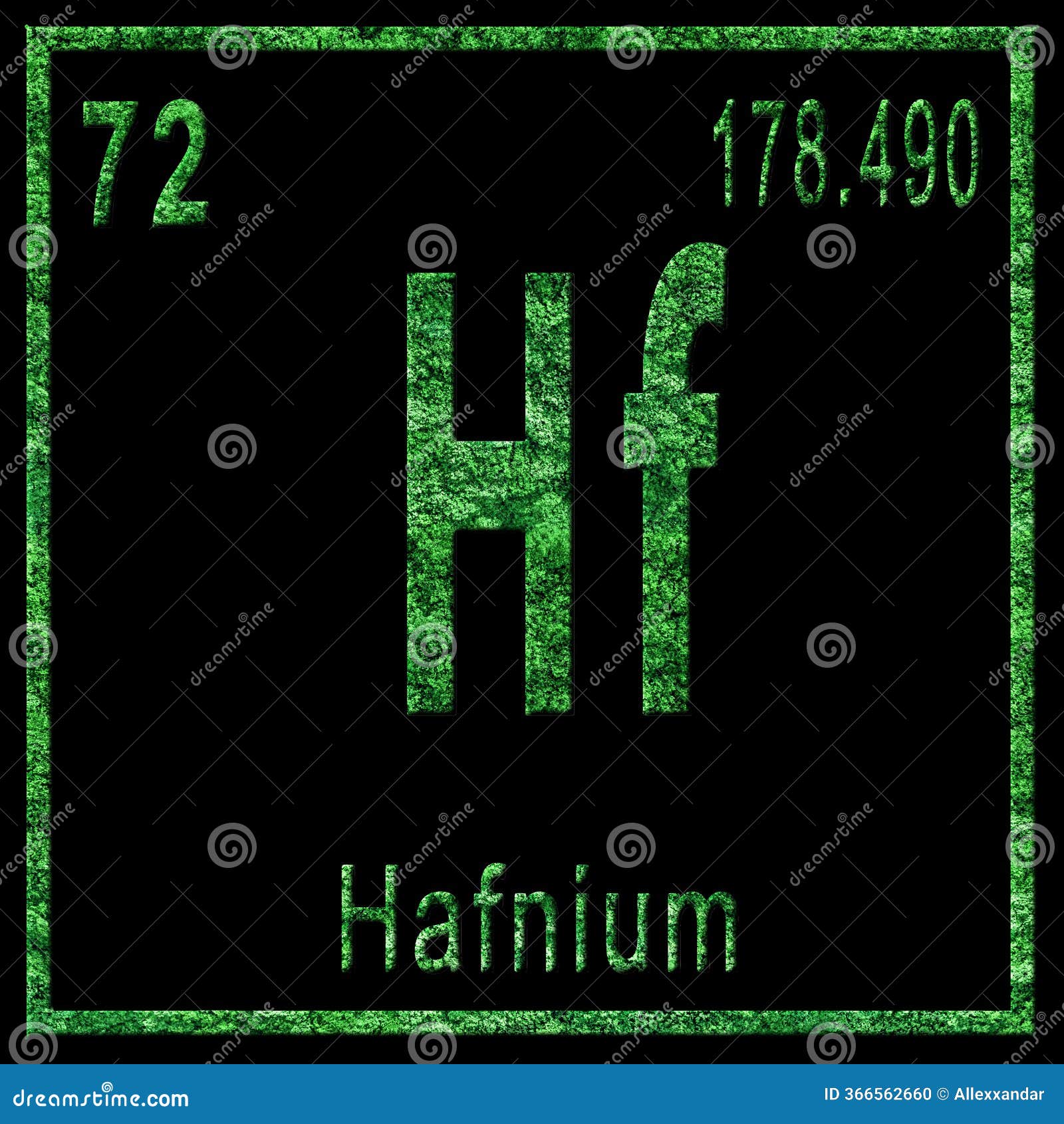 Hafnium Chemical Element. Royalty-Free Stock Image | CartoonDealer.com ...