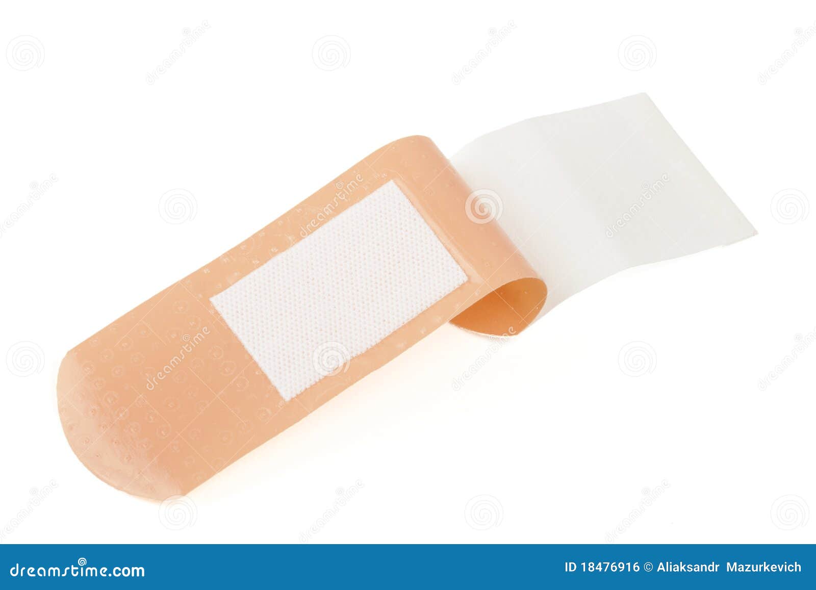 Haftendes Pflaster Getrennt Stockfoto - Bild von unterstützung, medizin ...