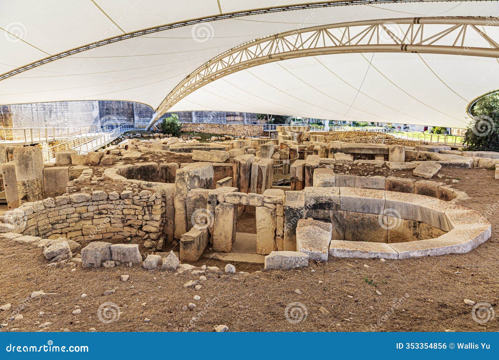 Exploring the Ancient Hagar Qim Temple Complex in Malta Stock Photo ...