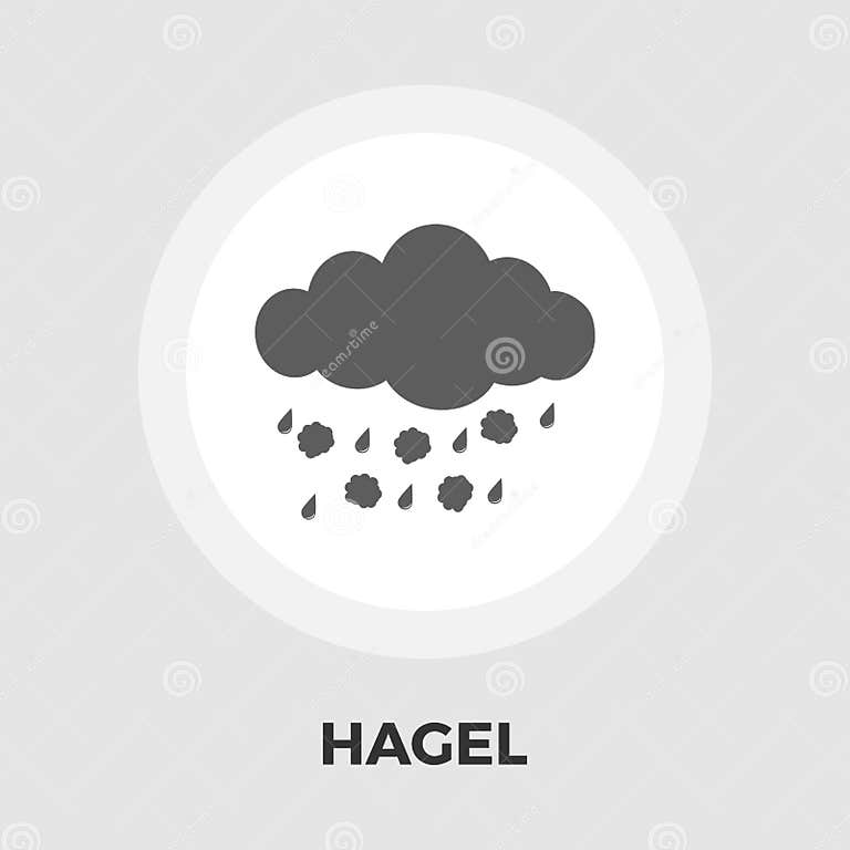 Hagel flat icon stock vector. Illustration of color, drop - 90292289