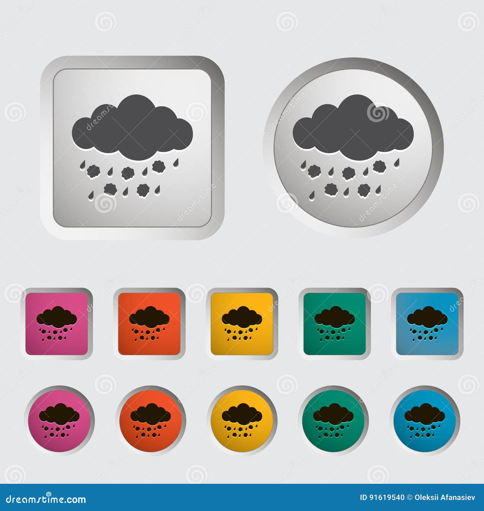 Hagel Single Icon. Vector Illustration. Stock Vector - Illustration of ...