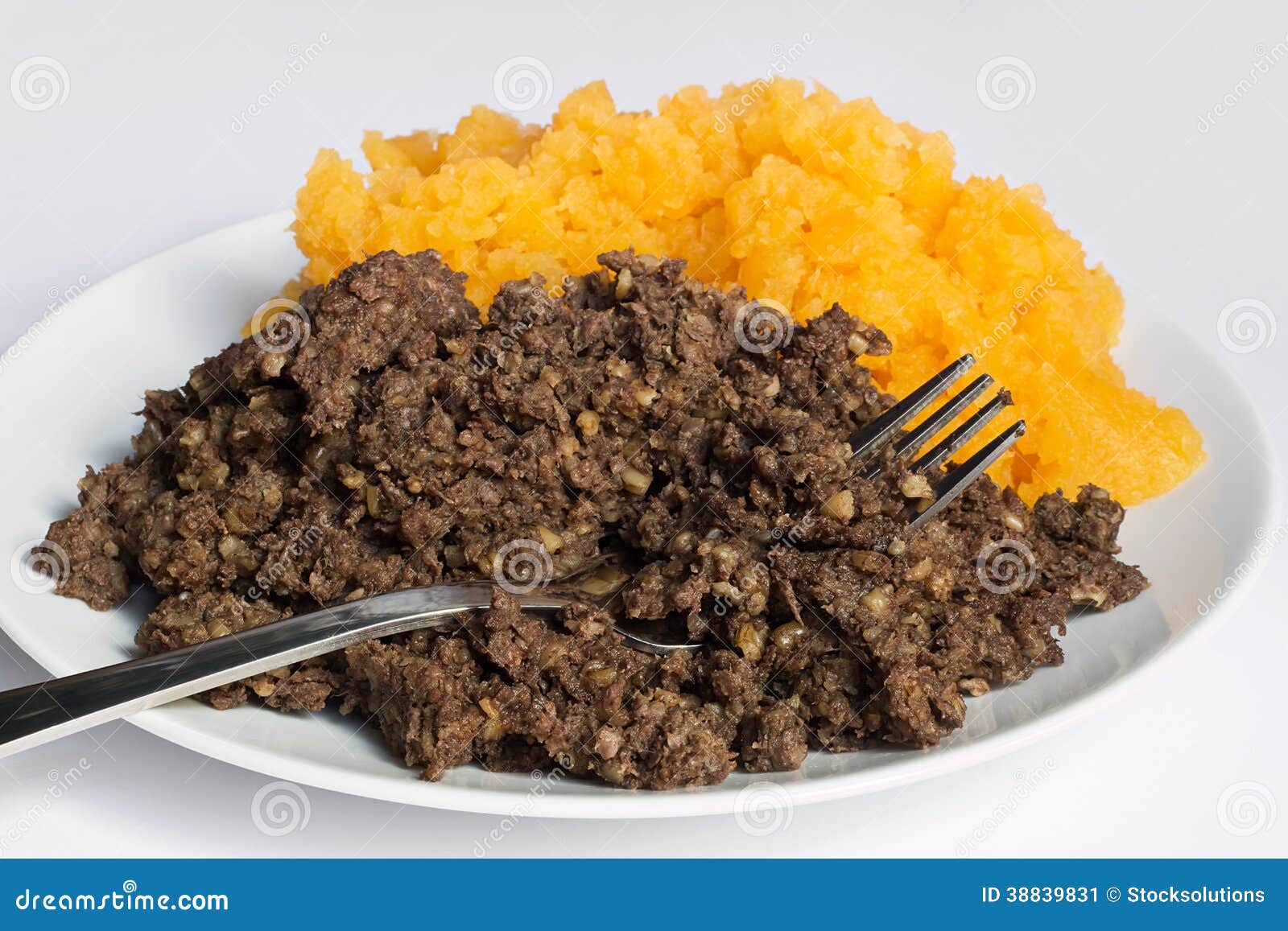Haggis Y Detalle De Los Neeps Imagen de archivo - Imagen de maduro ...