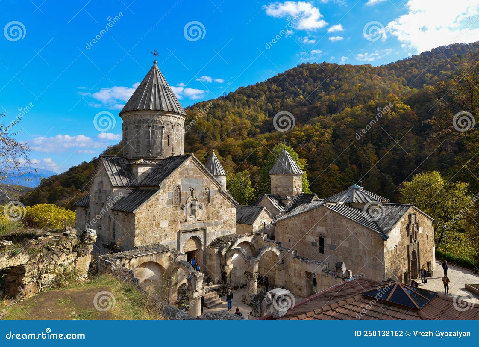 Haghartsin Monastery Armenia Autumn Stock Photo - Image of agriculture ...