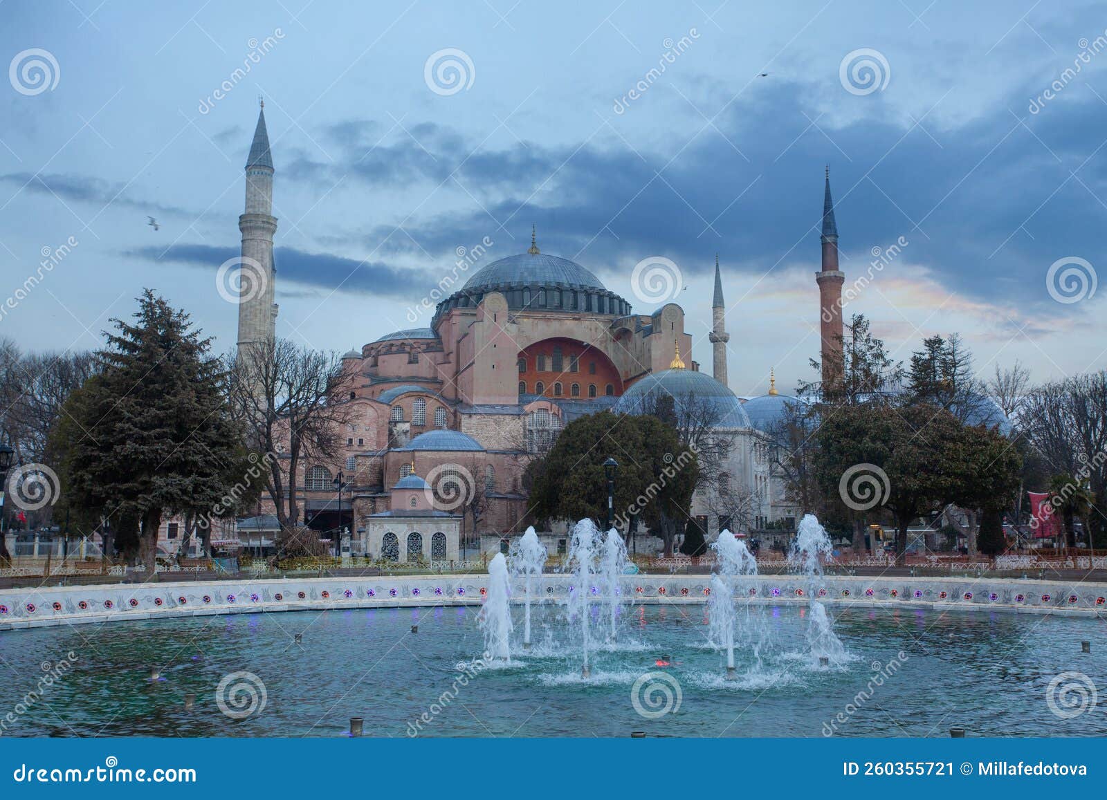Haghia Sophia - Nice Mosque in Istanbul Stock Image - Image of islam ...