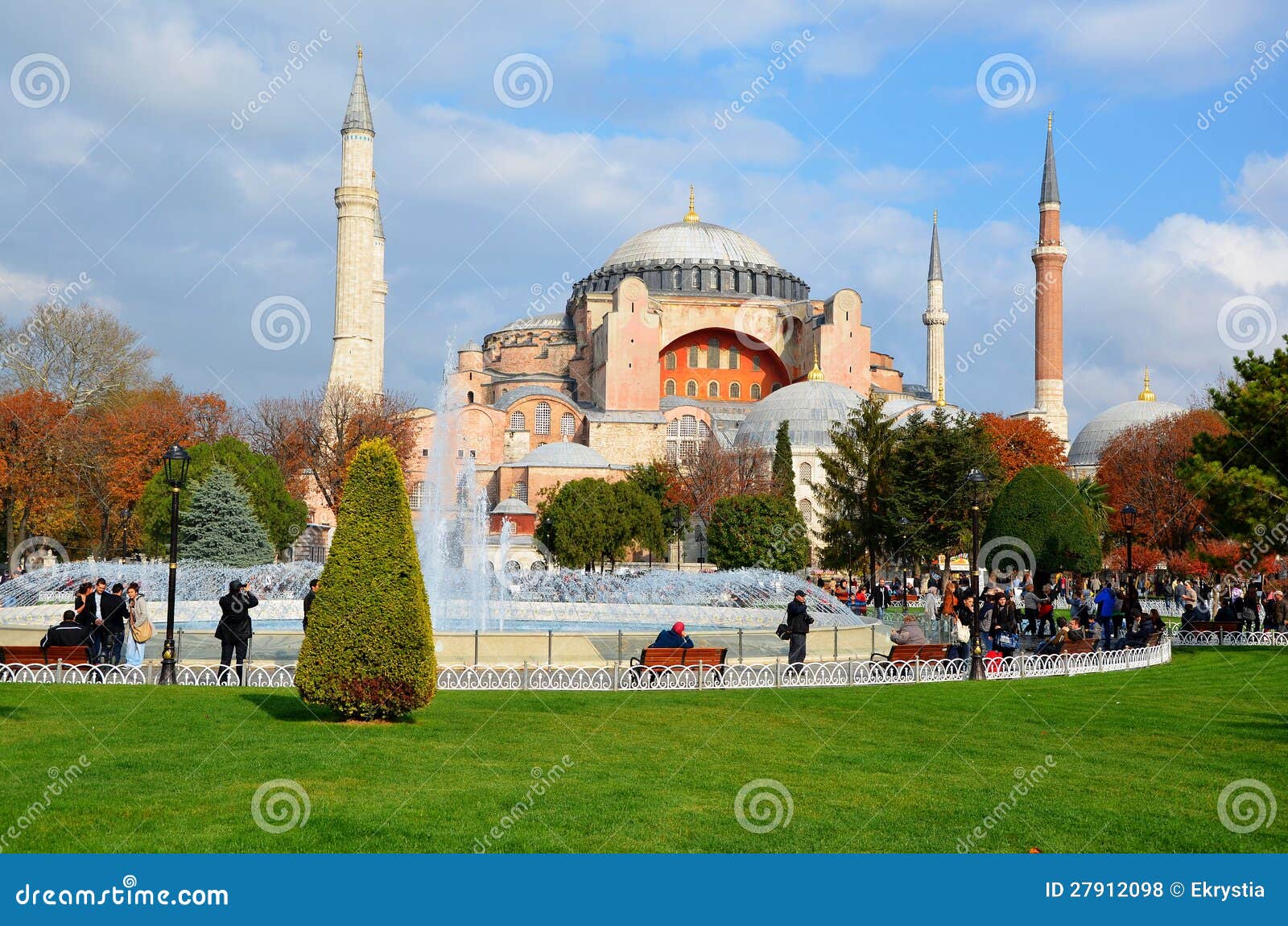 Hagia Sophia in Autumn, Istanbul Editorial Stock Photo - Image of ...