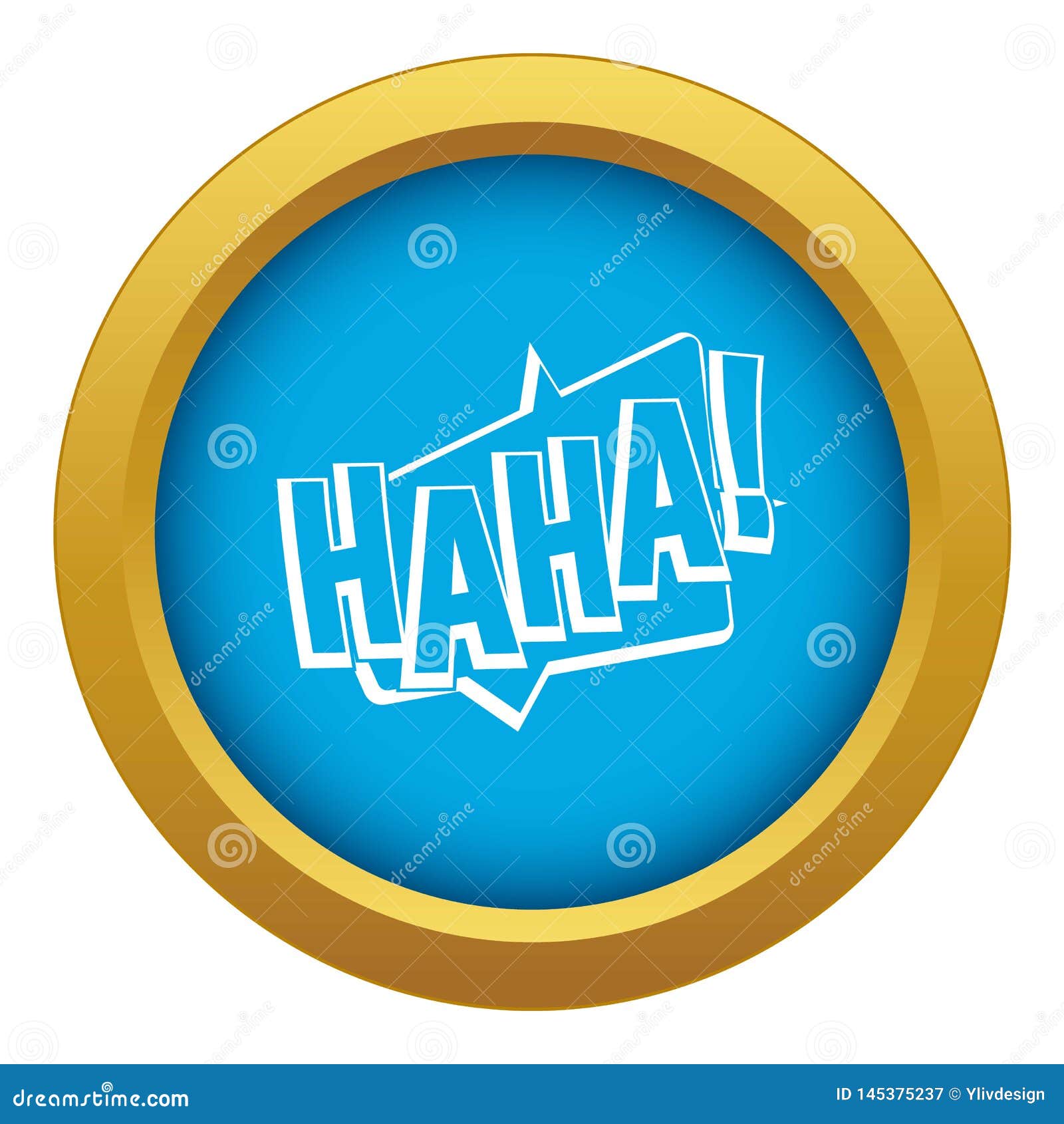 3D Vector Haha Emoticon Icon Design For Social Networks. Isolated On ...