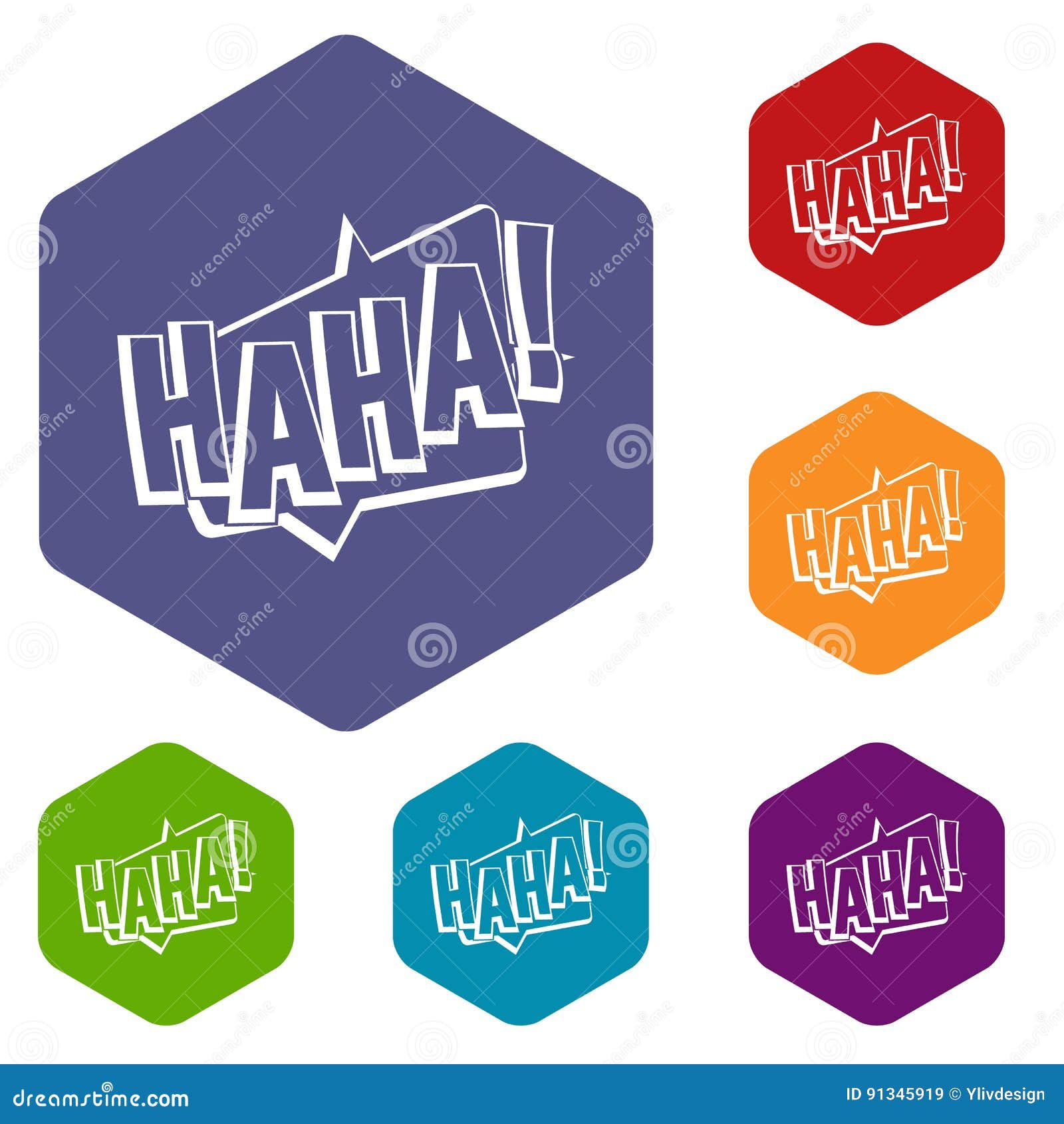 Haha Comic Bubble Retro Text Vector Illustration | CartoonDealer.com ...