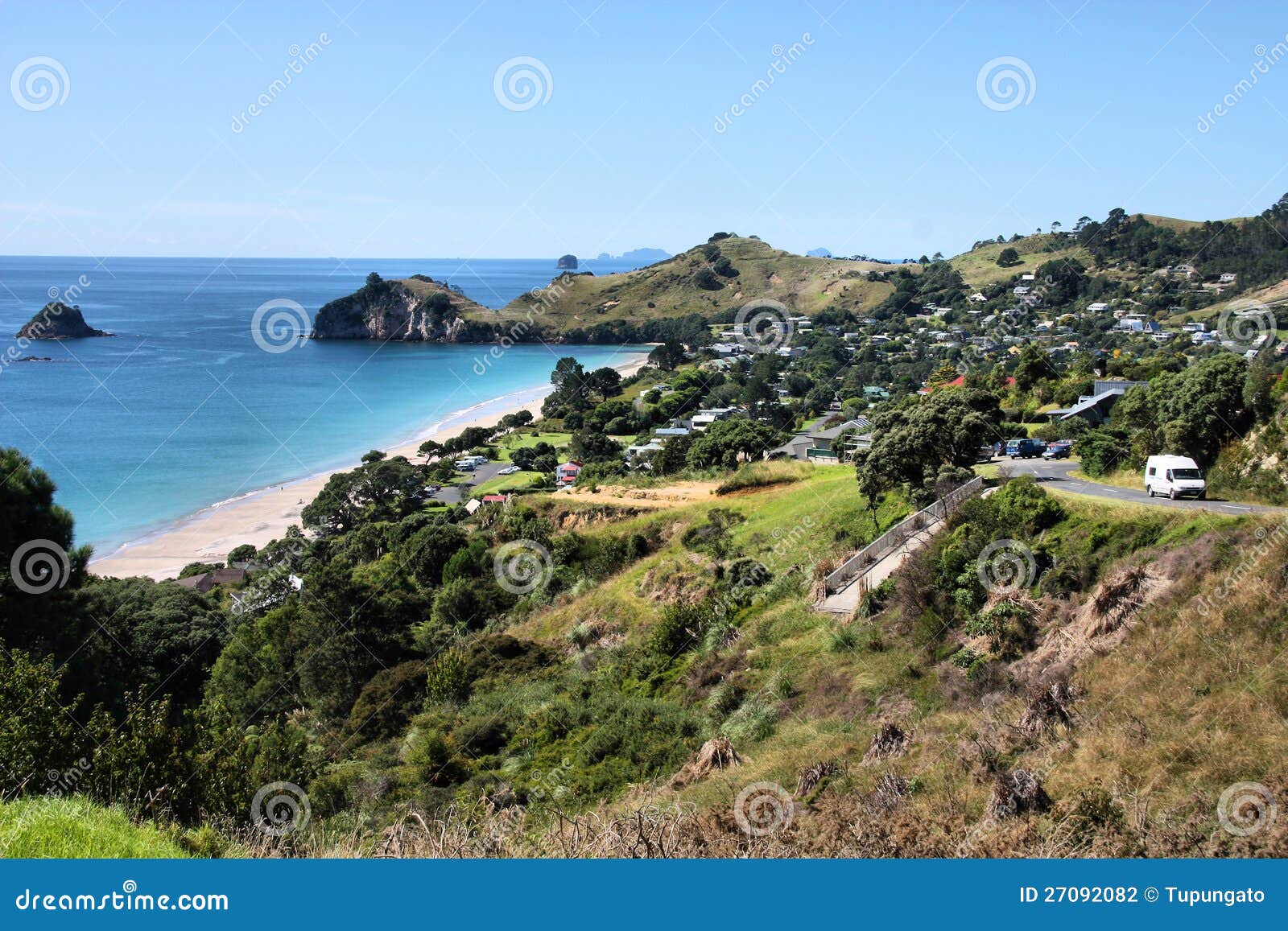 Hahei, New Zealand stock photo. Image of scenic, rock - 27092082