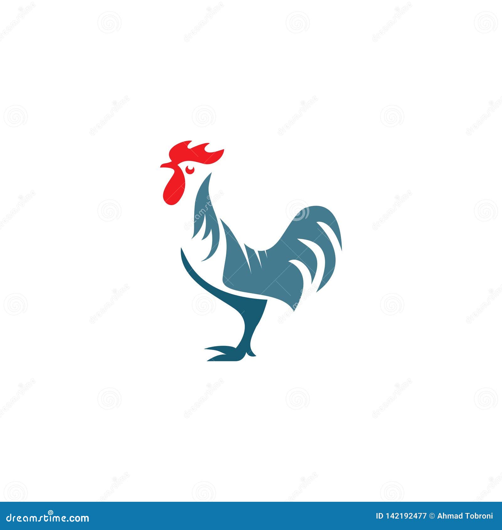 Hahn Logo Vector Template Design Illustration Vektor Abbildung ...