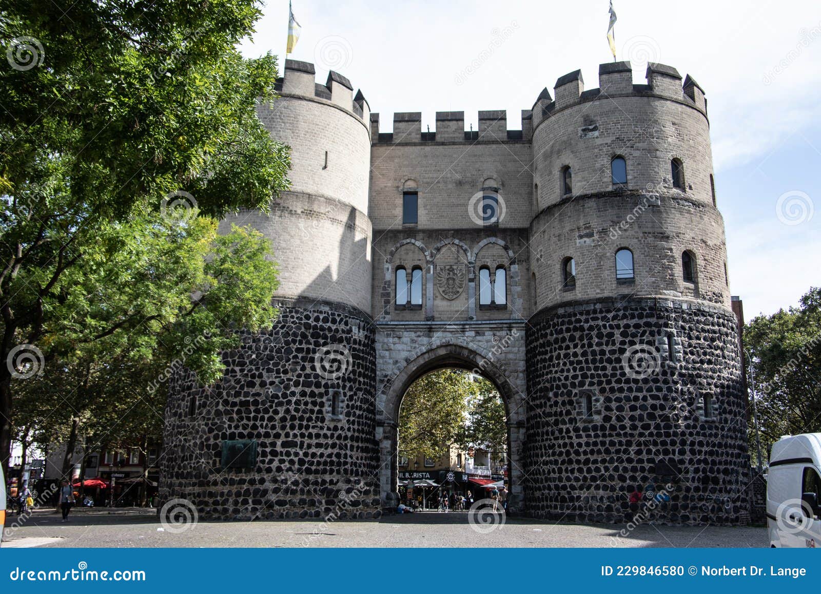 Hahnen Gate editorial image. Image of masonry, hahnentor - 229846580