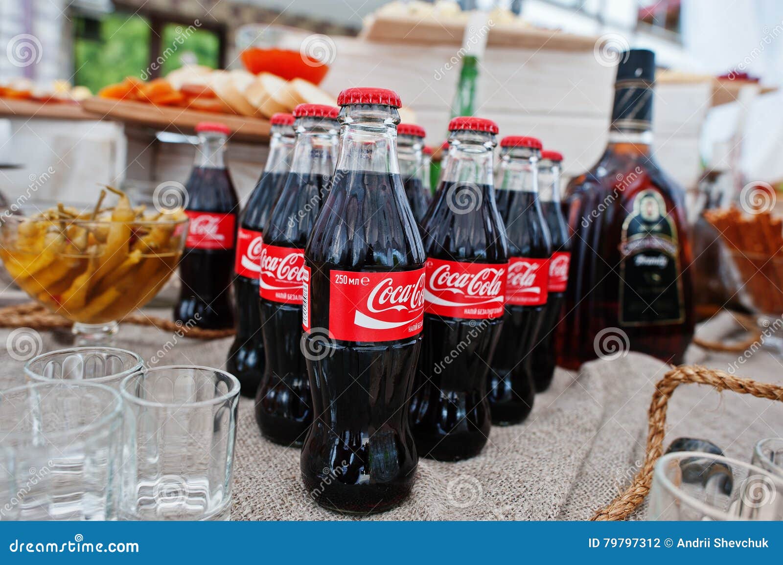 Hai, Ukraine - October 25, 2016: Coca Cola Bottle on the Buffet ...