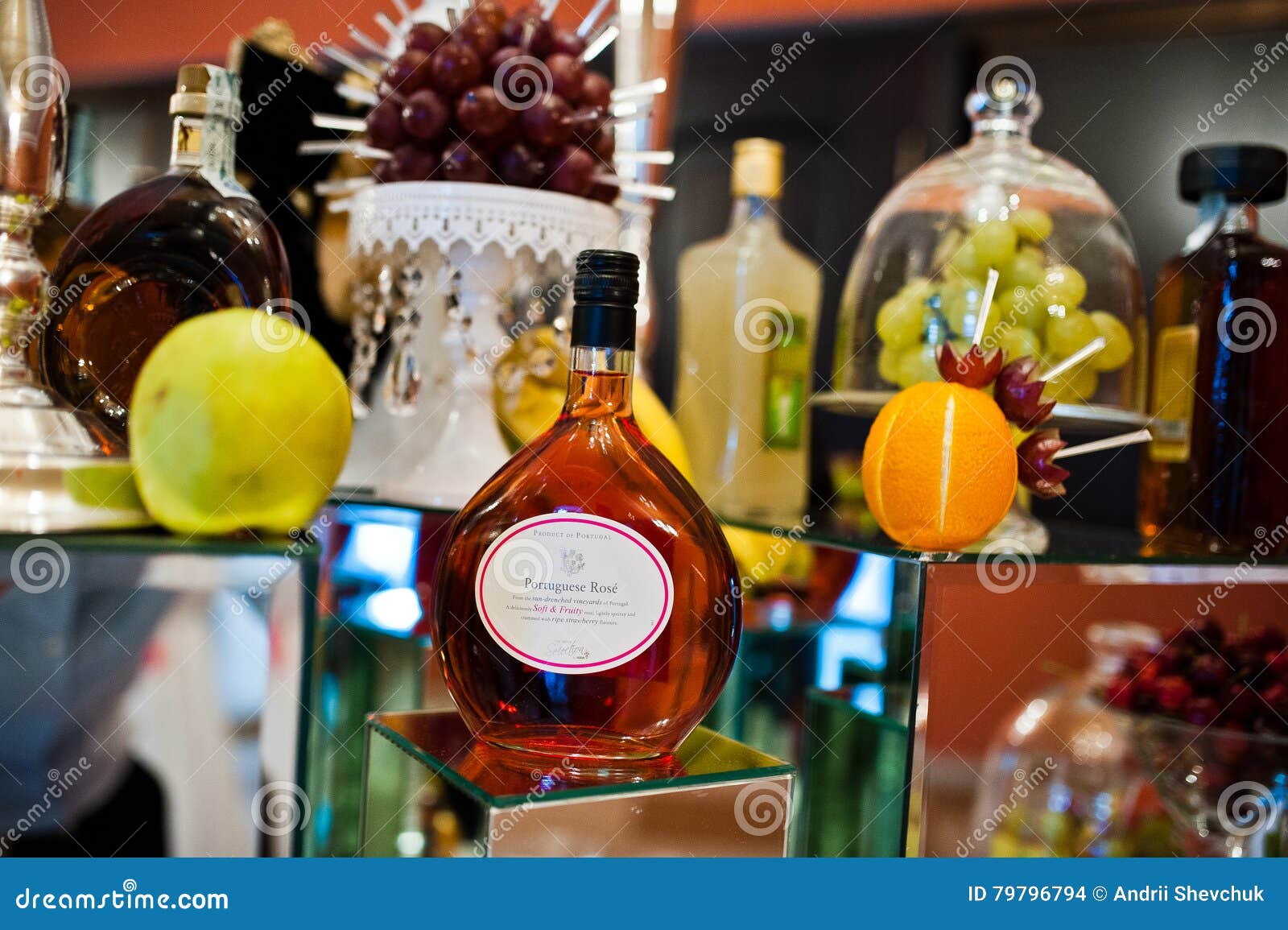 Hai, Ukraine - October 25, 2016: Wine Selection Portuguese Rose ...