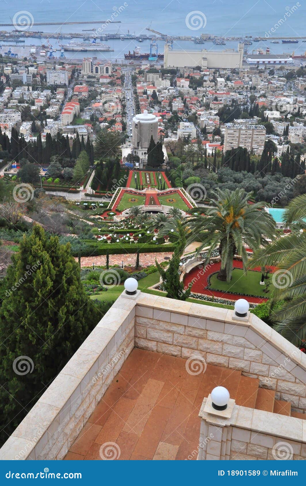 Haifa stock image. Image of famous, landscape, ornate - 18901589