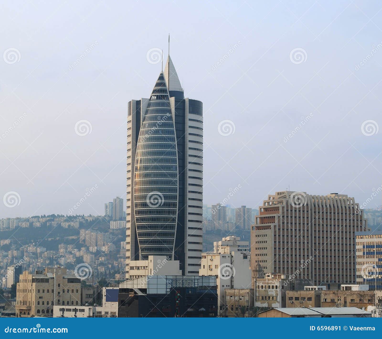 Haifa imagen de archivo. Imagen de alto, edificio, moderno - 6596891